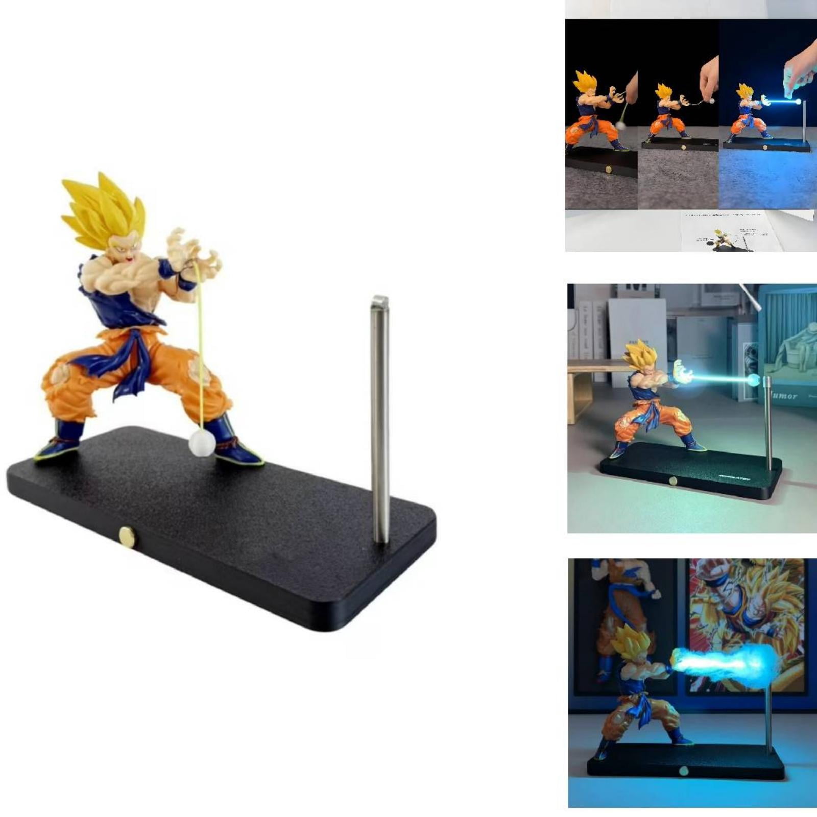 Dragon Ball LED Night Light - Super Saiyan Son Goku Launching Teleport ...