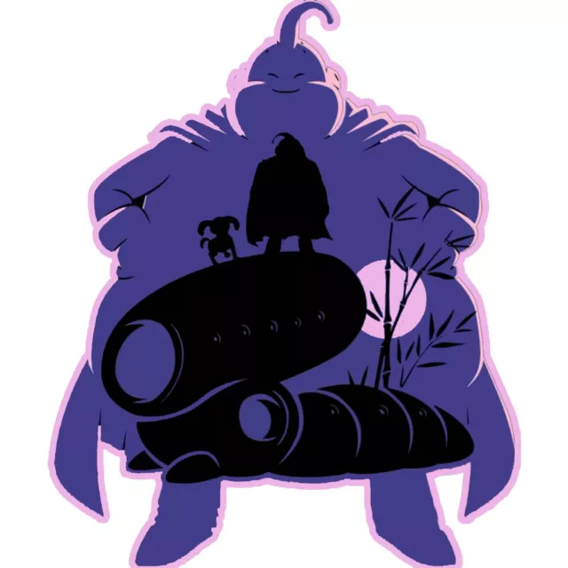 Dragon Ball Majin Buu Inside Stickers Phone Decal Water Bottle Stickers ...