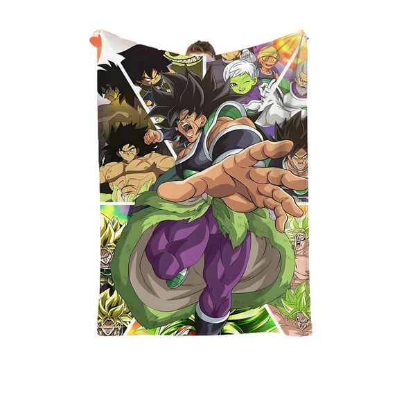 Dragon Ball Pattern Anime Blanket Soft Flannel Fleece Bed Blanket Sofa ...