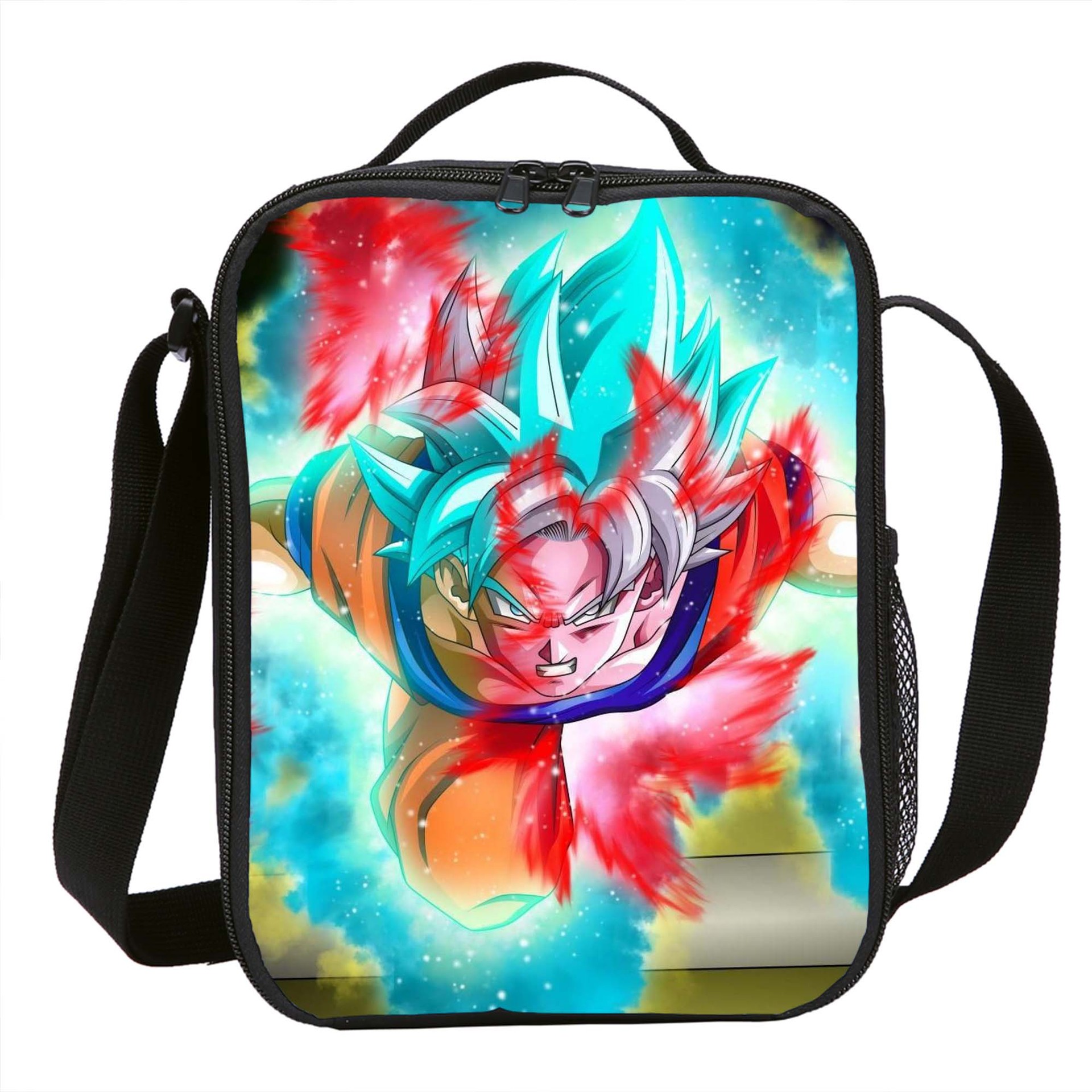 Dragon Ball Saiyan lunch bag cartoon printing student insulated lunch ...