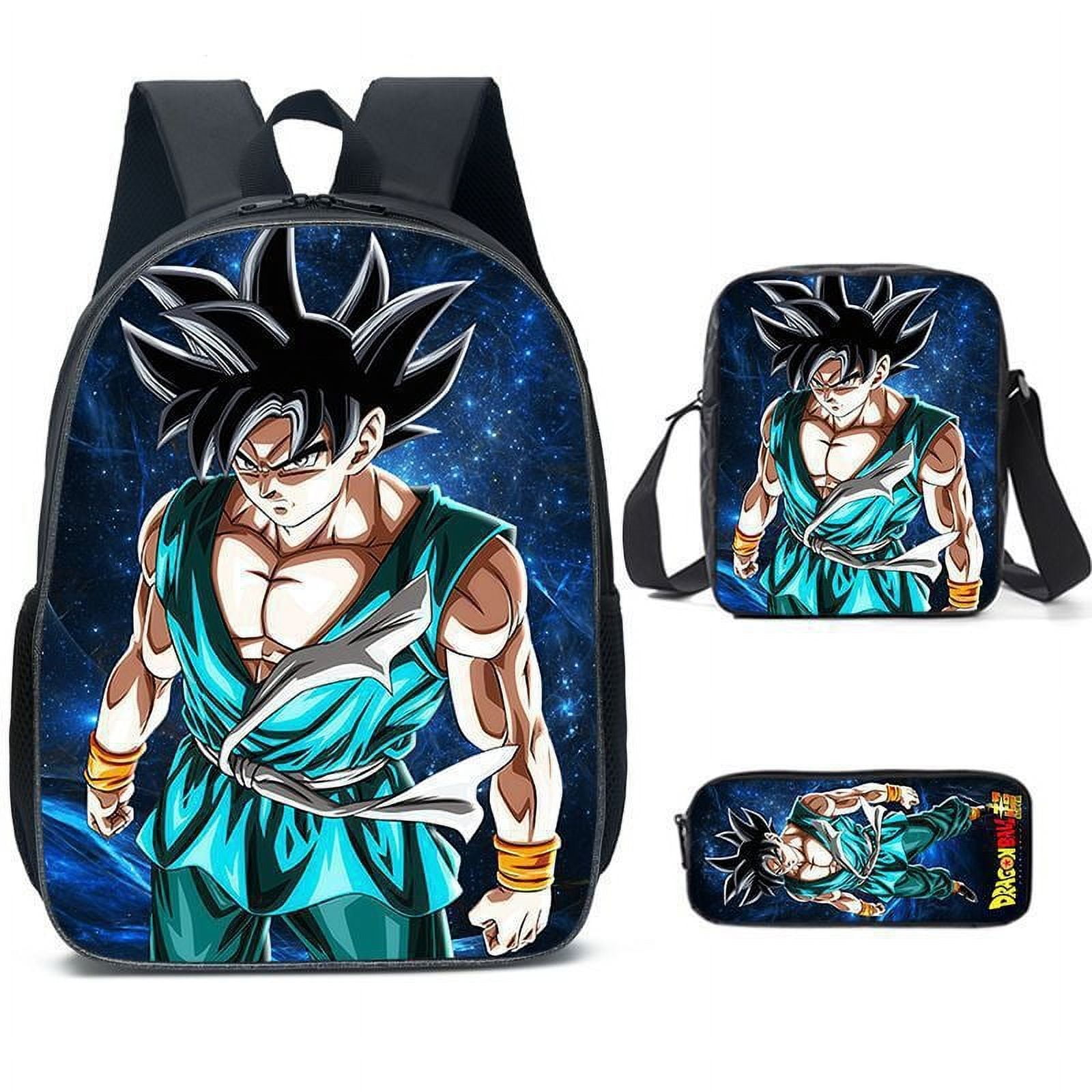 Dragon Ball School Bag Student School Bag 3 Piece Backpack and Bento ...