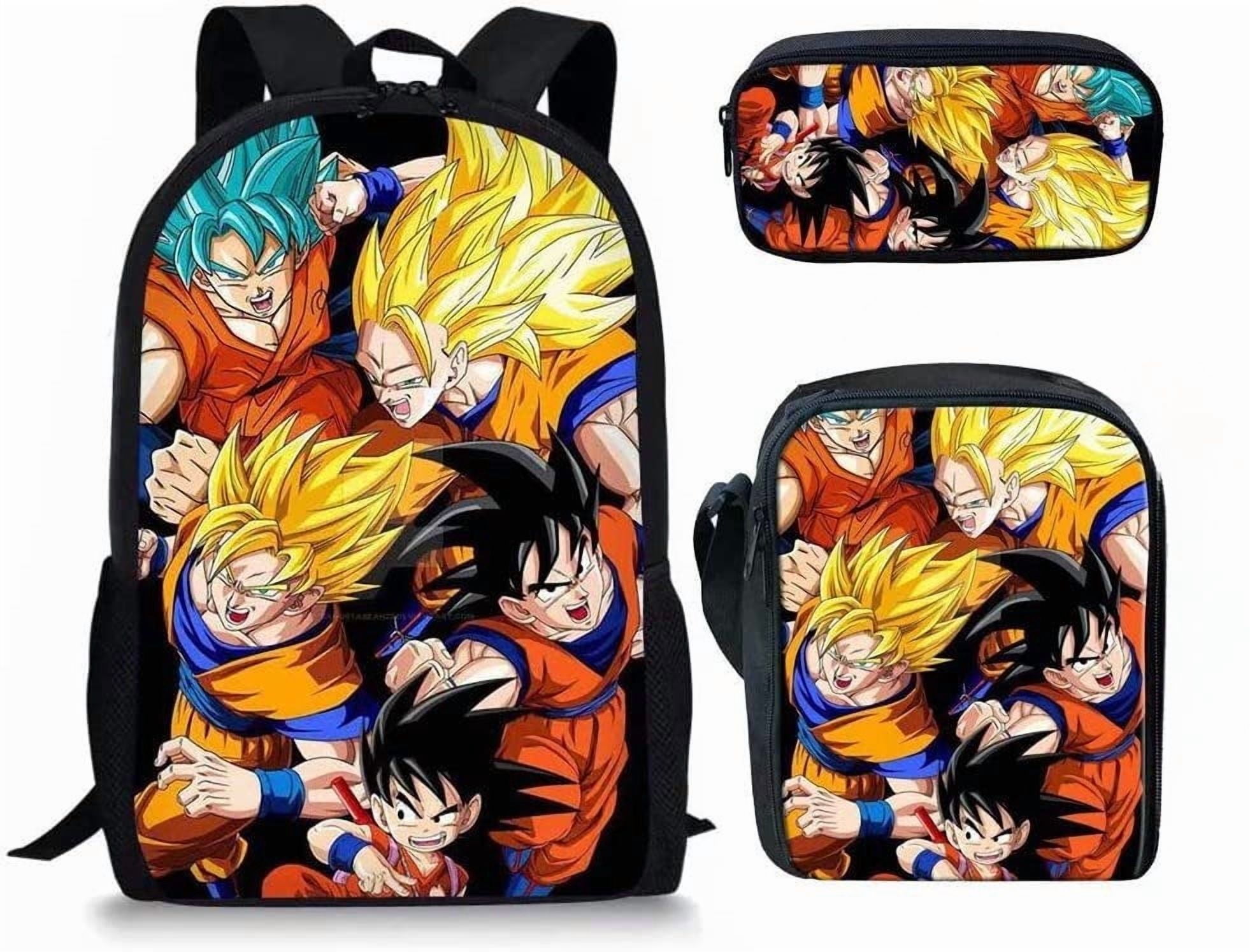 Dragon Ball Schoolbag Cartoon Backpack Large Capacity School Bag ...