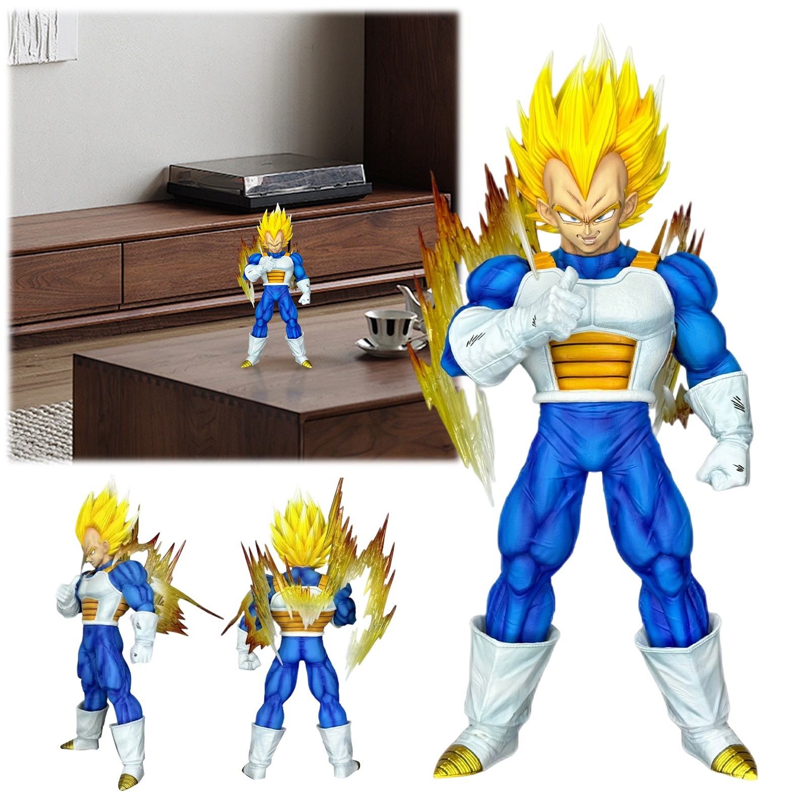 Dragon Ball Series Character Figurines Anime Figure Action Toy-Vegeta ...