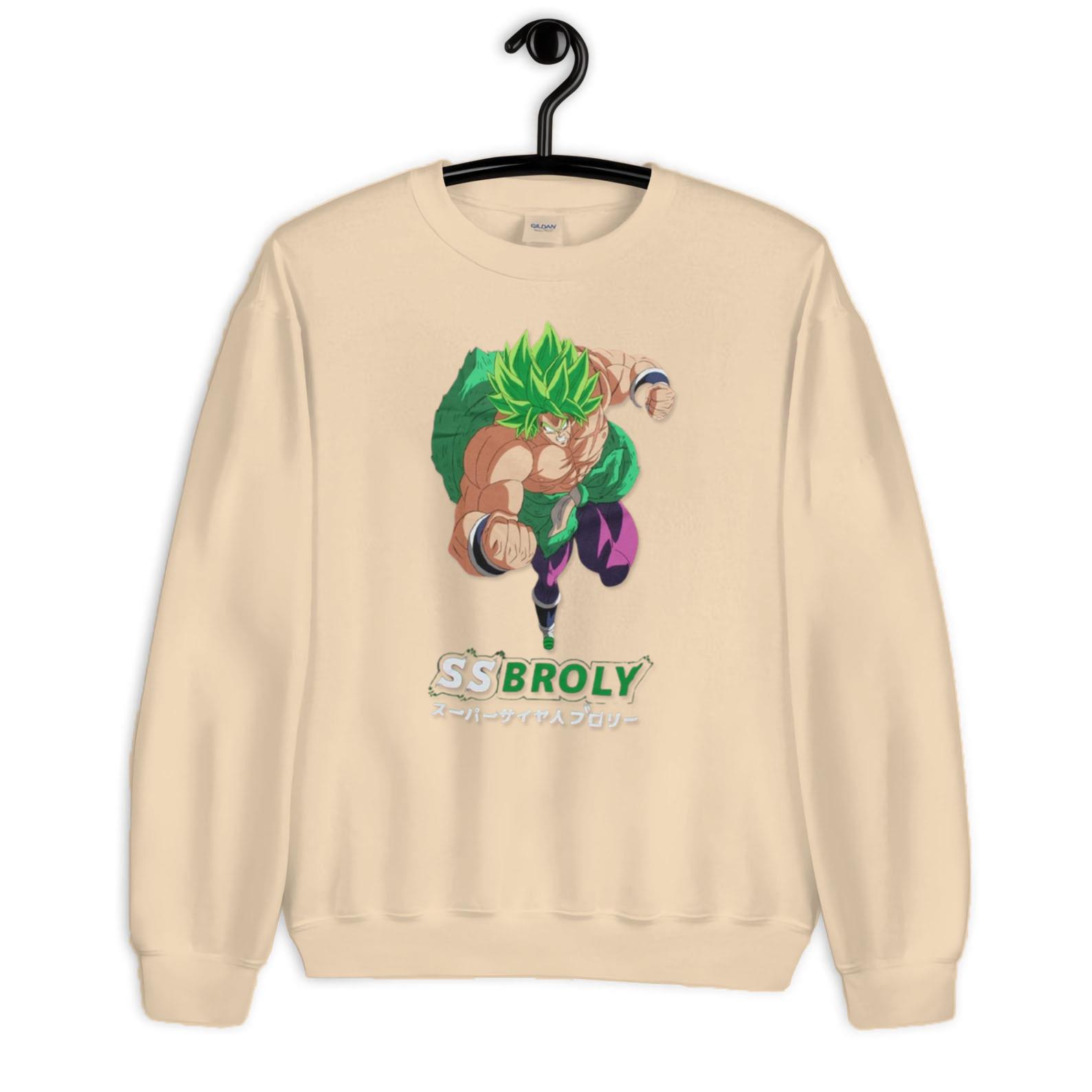 Dragon Ball Super Broly Super Saiyan Broly T-Shirt-removebg-preview ...