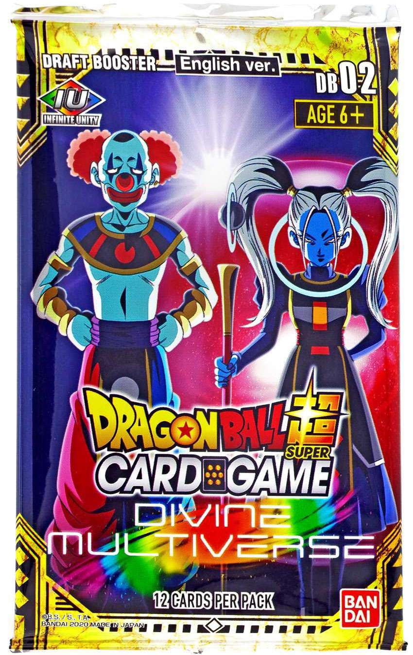 Dragon Ball Super Draft Box 05 Divine Multiverse Booster Pack (12 Cards ...
