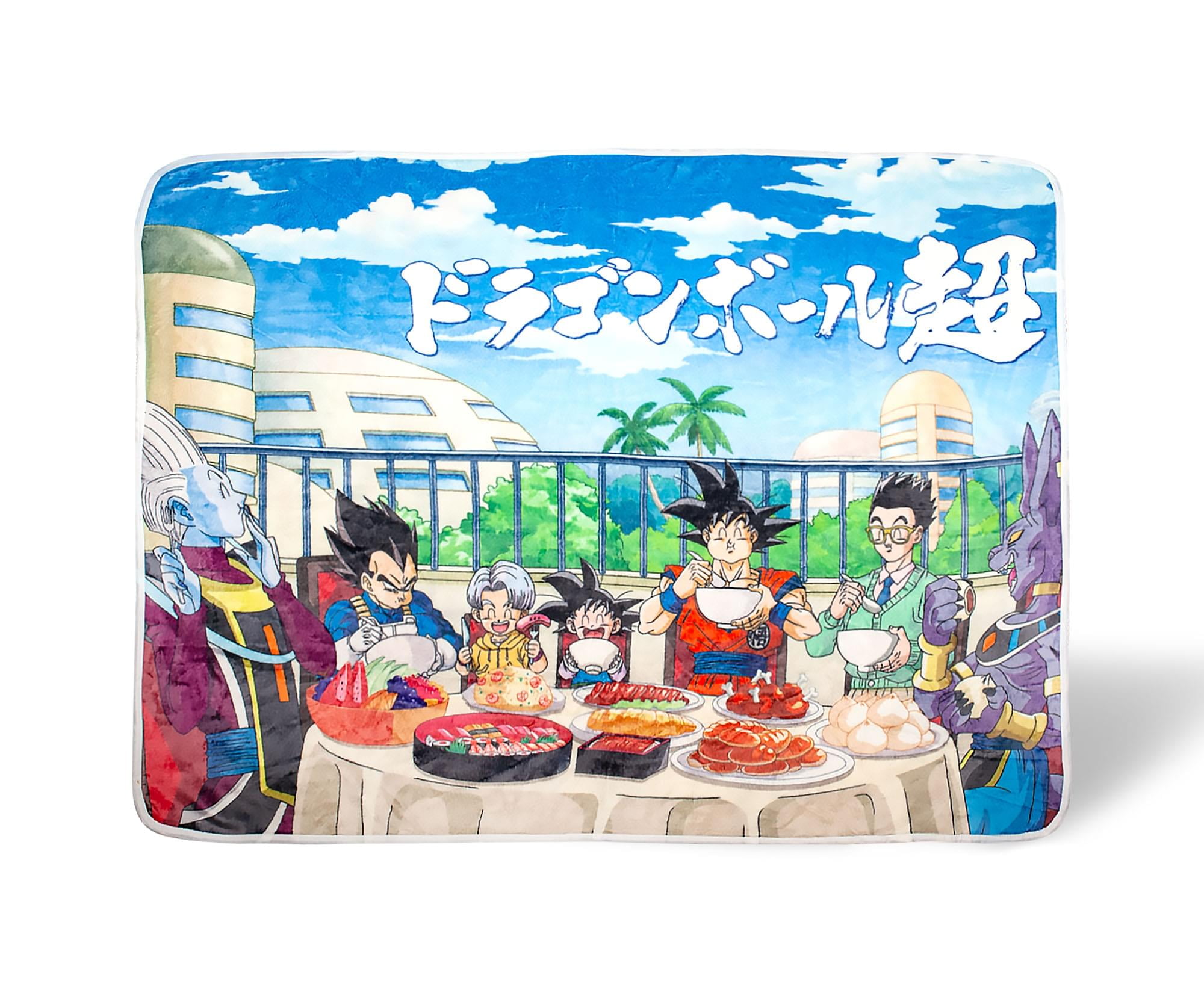 Dragon Ball Super Feast Plush Throw Blanket | 45 x 60 Inches - Walmart.com