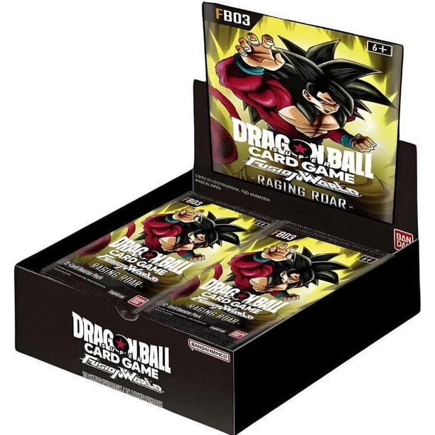 Dragon Ball Super TCG: Fusion World Raging Roar (FB03) Booster Box ...