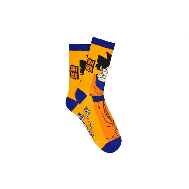Dragon Ball Super Goku Crew Socks - Walmart.com