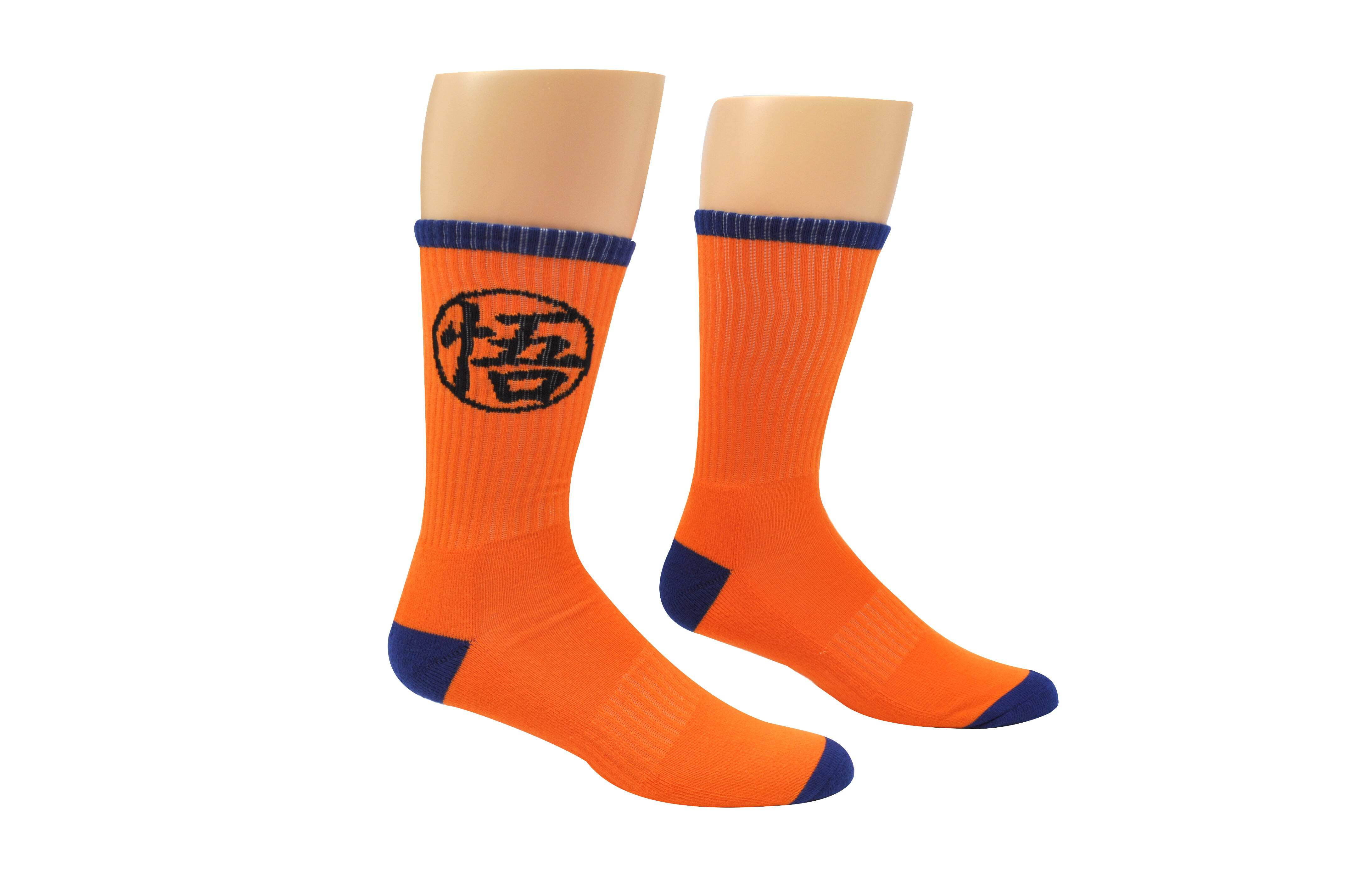 Dragon Ball Super Goku Symbol Athletic Crew Socks - Walmart.com