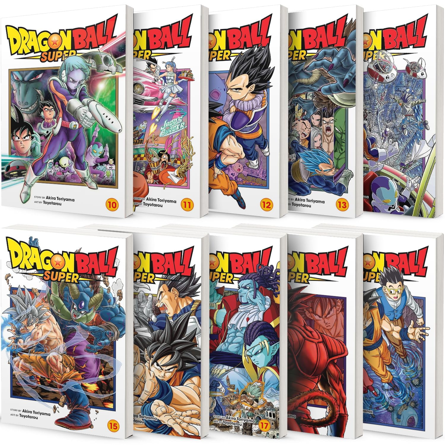 Dragon Ball Super Manga Vol 10 -19 Collection 10 Books Set by Akira ...