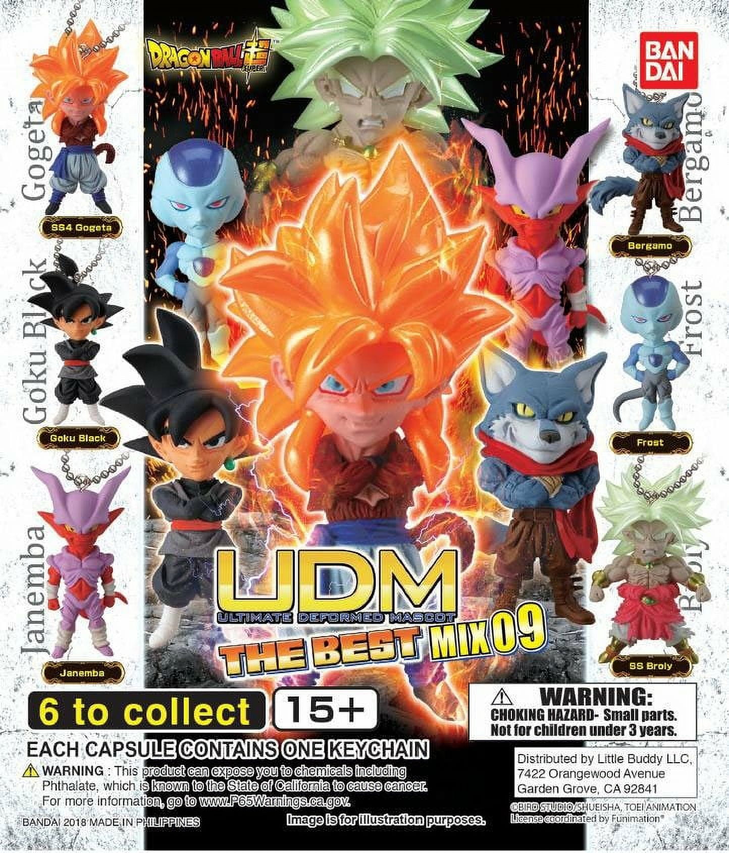 Dragon Ball Super UDM Mix 9 Gachapon Prize Keychain (Random) - Walmart.com