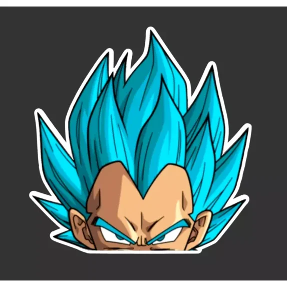 Dragon Ball Super Vegeta Sticker Phone Decal Water Bottle Stickers Car ...