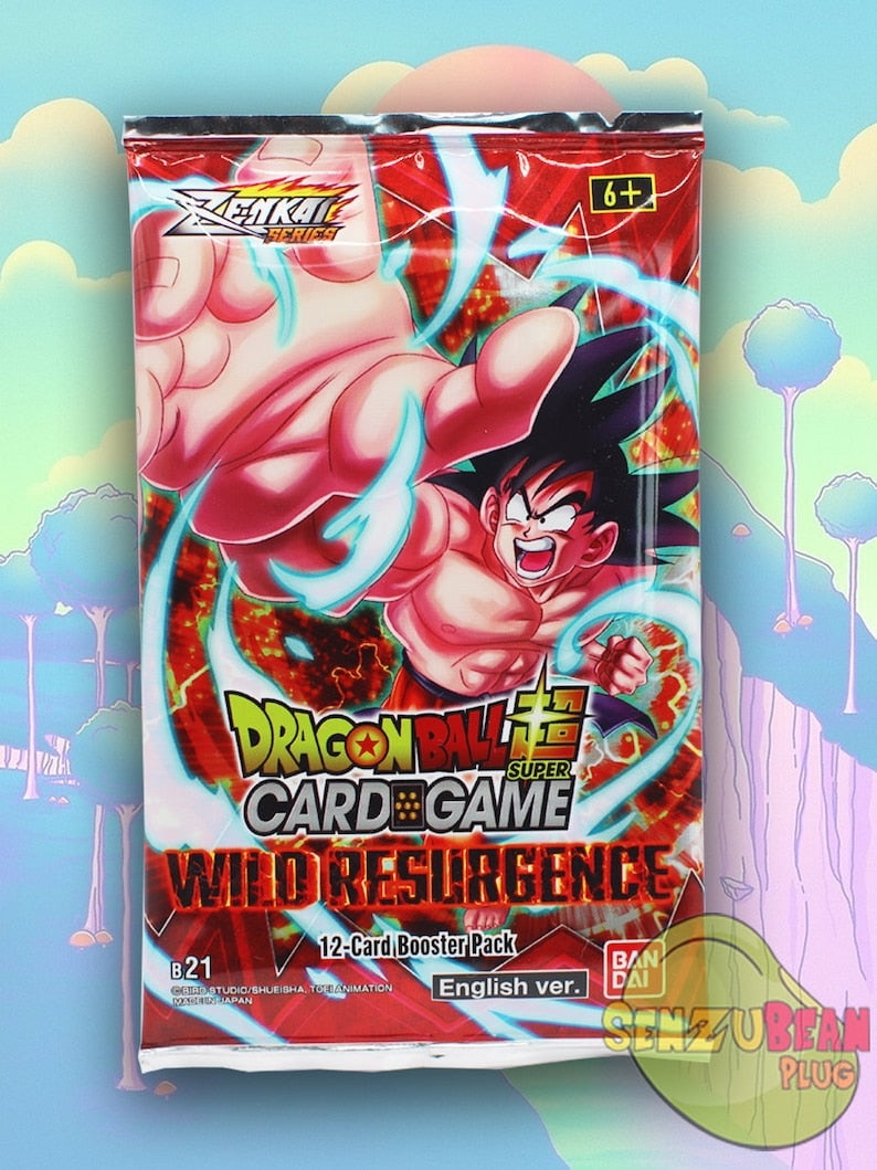 Dragon Ball Super Zenkai Series 4 Wild Resurgence Booster Pack (12 Cards) - Walmart.com
