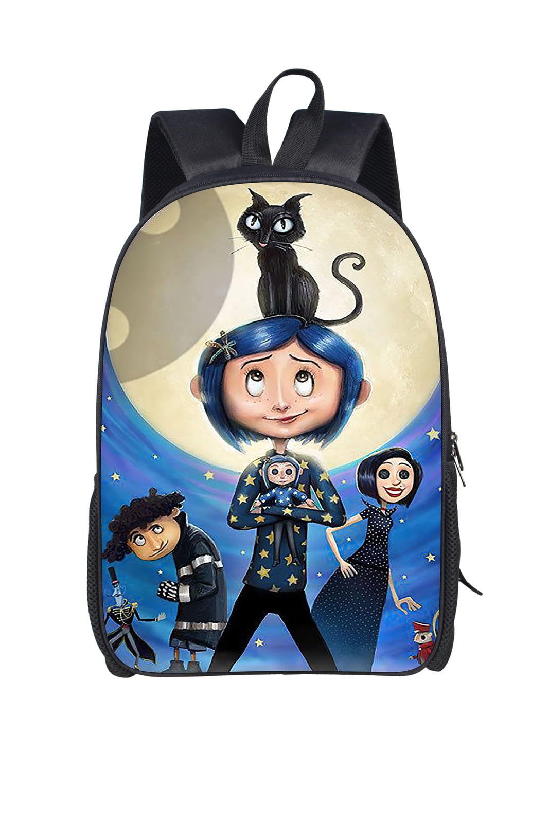 Coraline Unisex Anime Backpack Cosplay 3D Printed Bag Travel Backpacks ...
