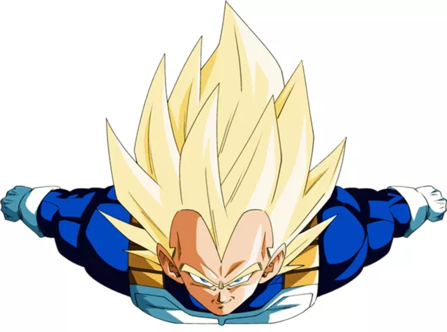 Dragon Ball Vegeta Fly Stickers Phone Decal Water Bottle Stickers Car ...