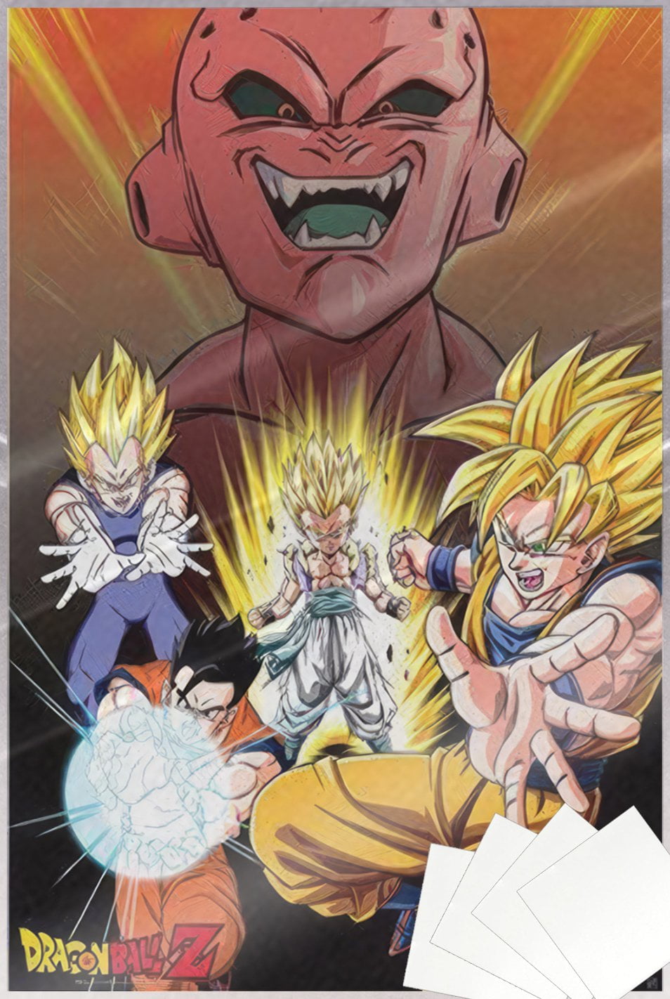 Dragon Ball Z - Anime TV Show Poster (Buu Vs. Saiyans) (Size: 24" x 36 ...