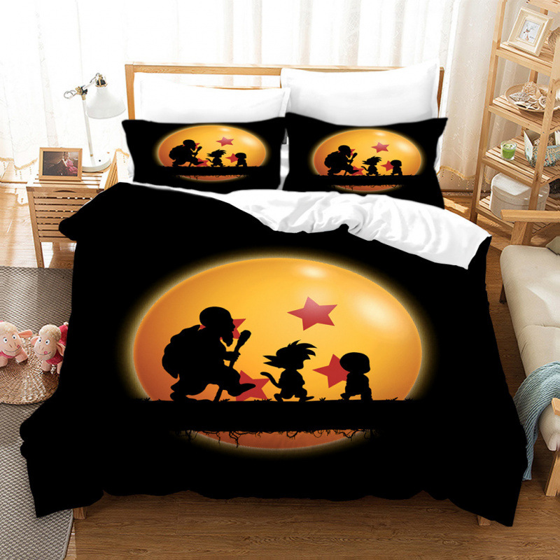 Dragon Ball Z Anime single-piece bedding set for twin and king-size ...