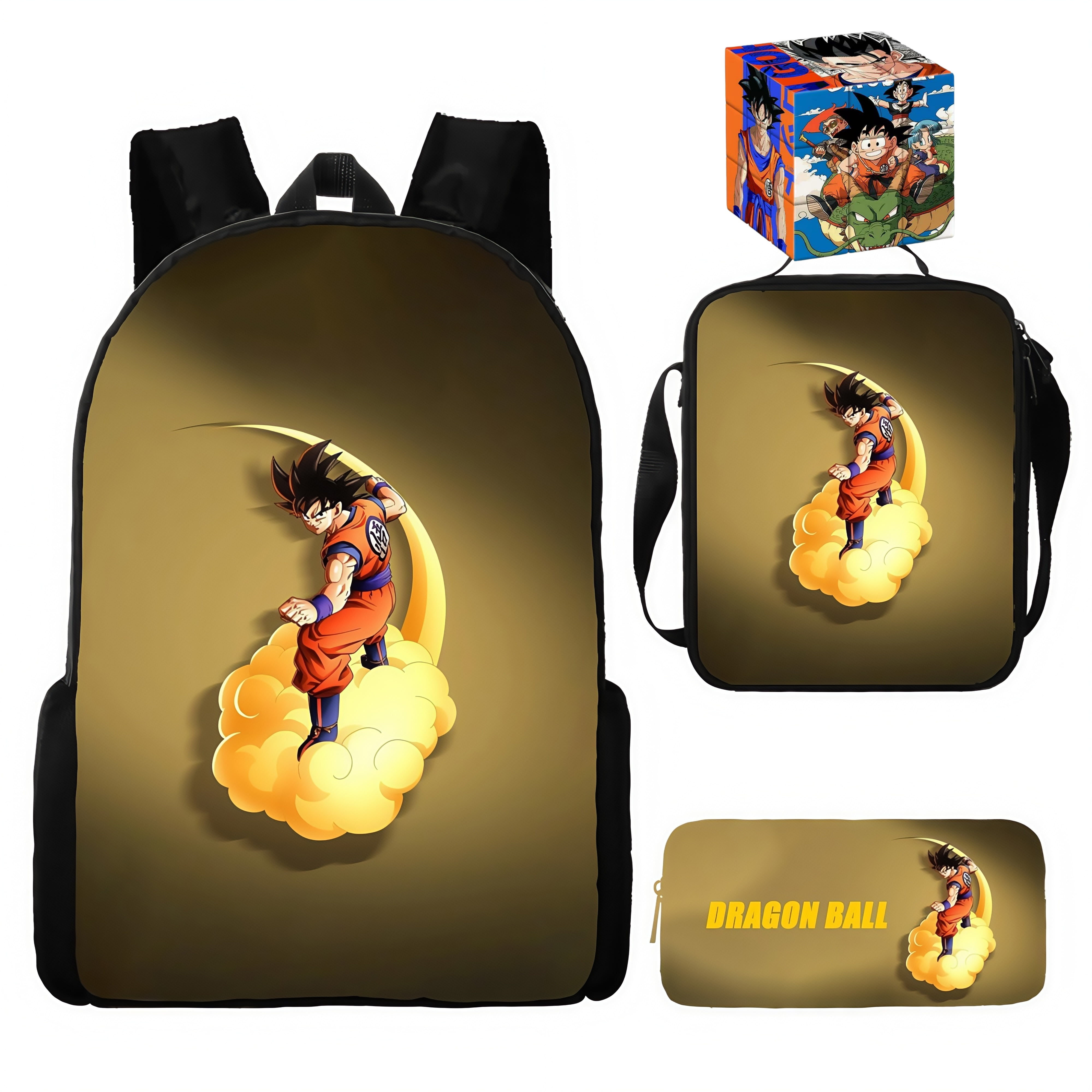 Dragon Ball Z Backpack – Cool 3D Anime School Bag with Multi-Pockets ...