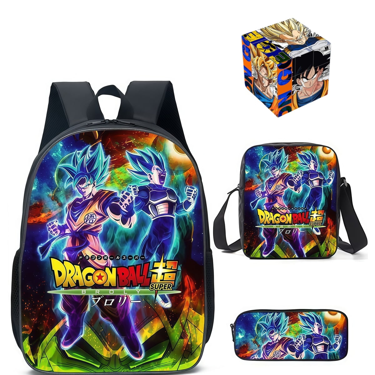Dragon Ball Z Backpack – Cool 3D Anime School Bag with Multi-Pockets ...