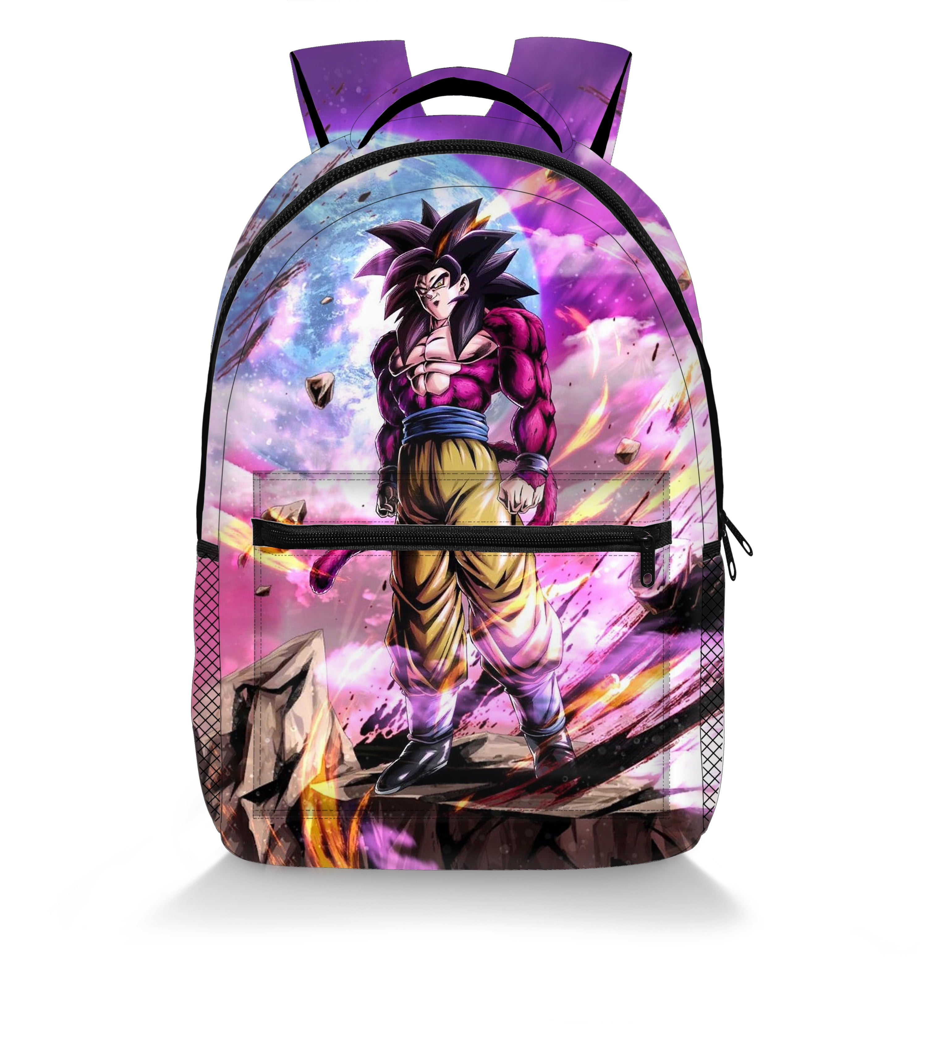 Dragon Ball Z Backpack – Cool 3D Anime Super Saiyan Printed Backpacks ...
