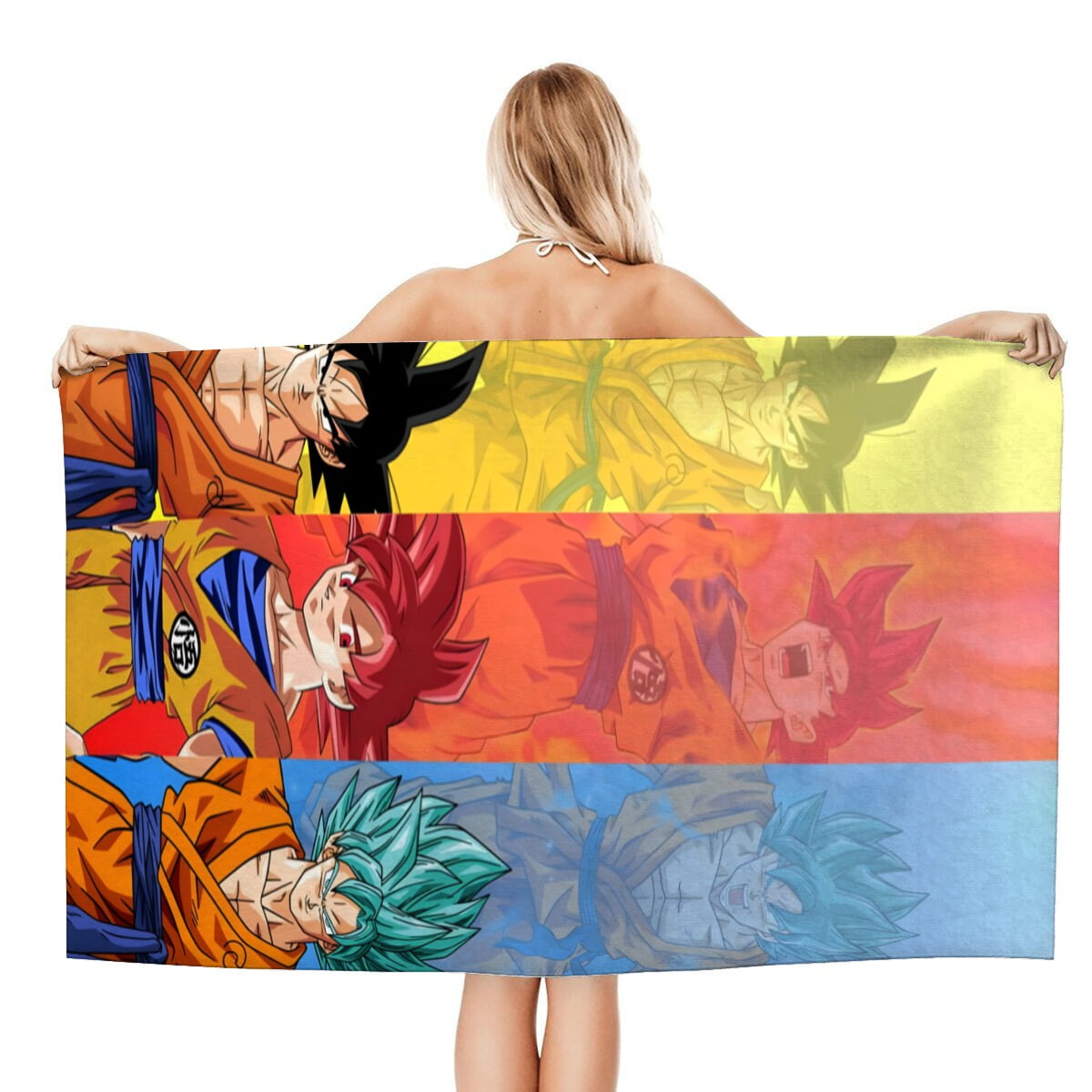 Dragon Ball Z Beach Quick Drying Towel, vibrant graphics, fast-drying ...
