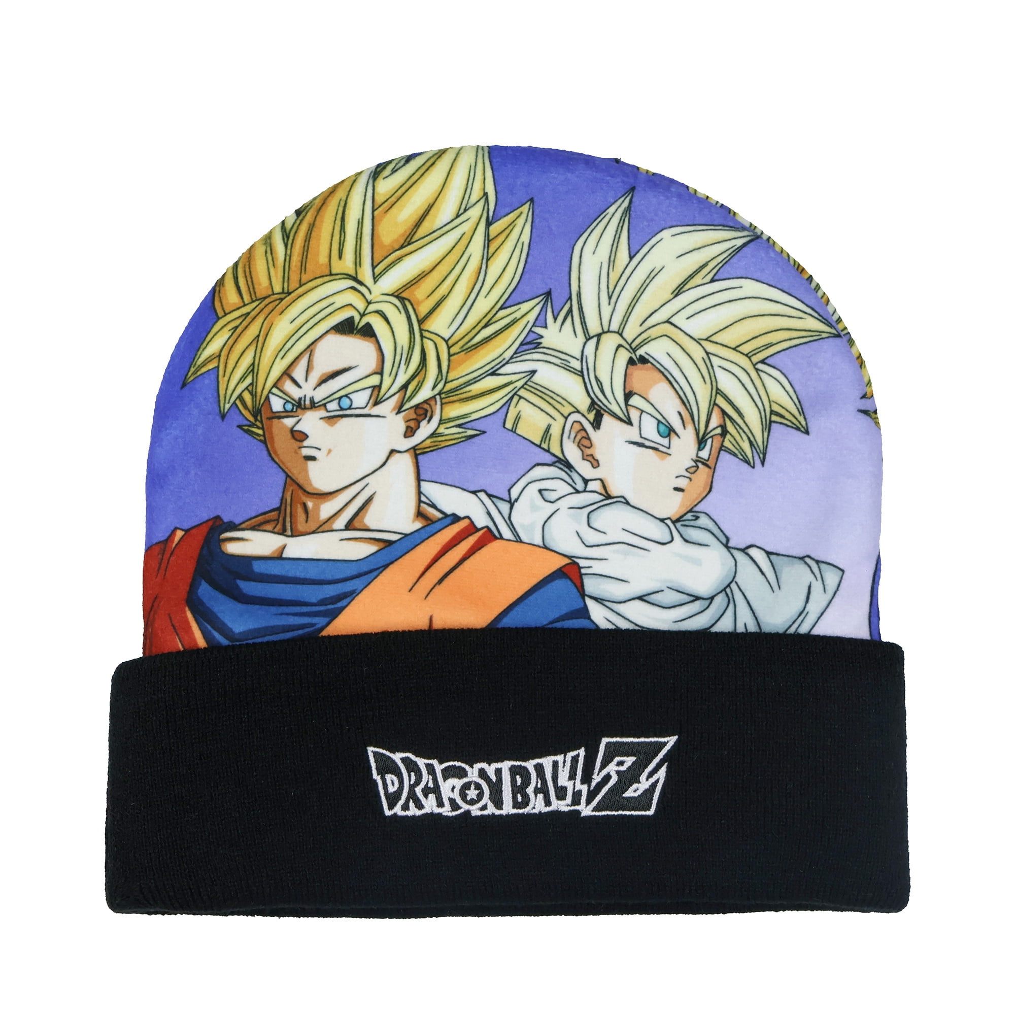 Dragon Ball Z Beanie Super Saiyan Goku Gohan Sublimation Fleece Knit ...
