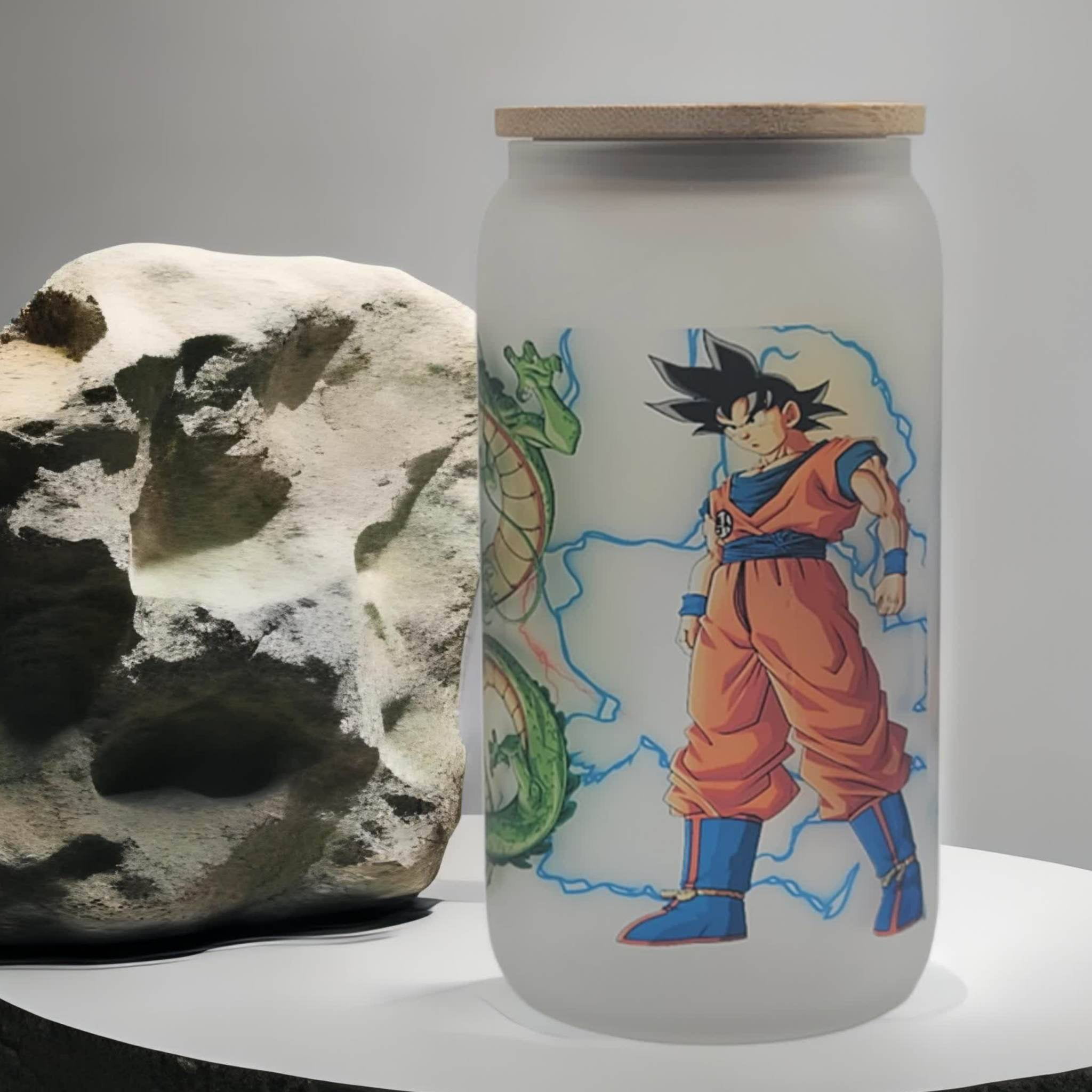 Dragon Ball Z Beer Can glass | Boho Coffee Glass | 16 oz - Walmart.com