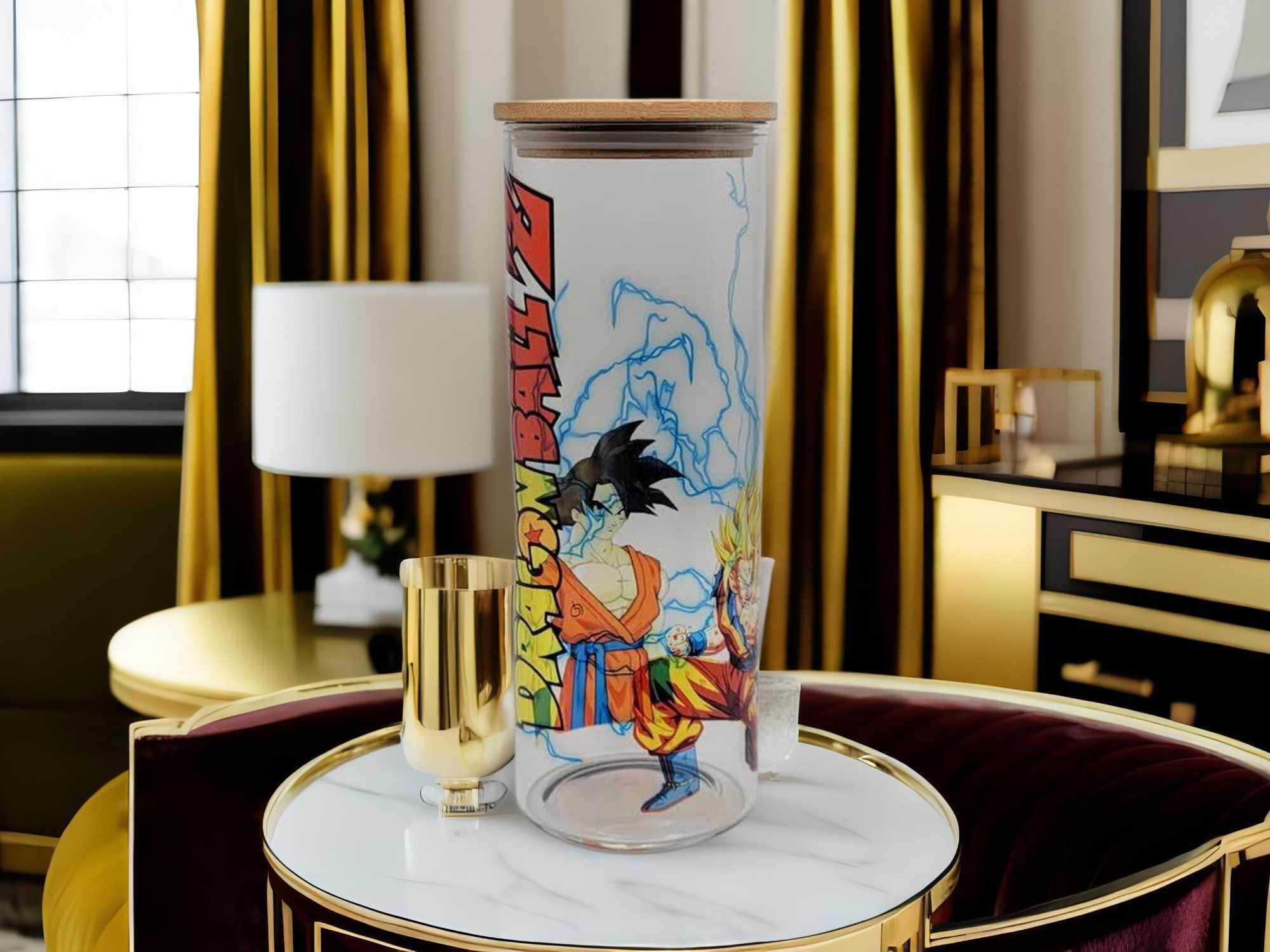 Dragon Ball Z Beer Can glass | Boho Coffee Glass 24 OZ - Walmart.com