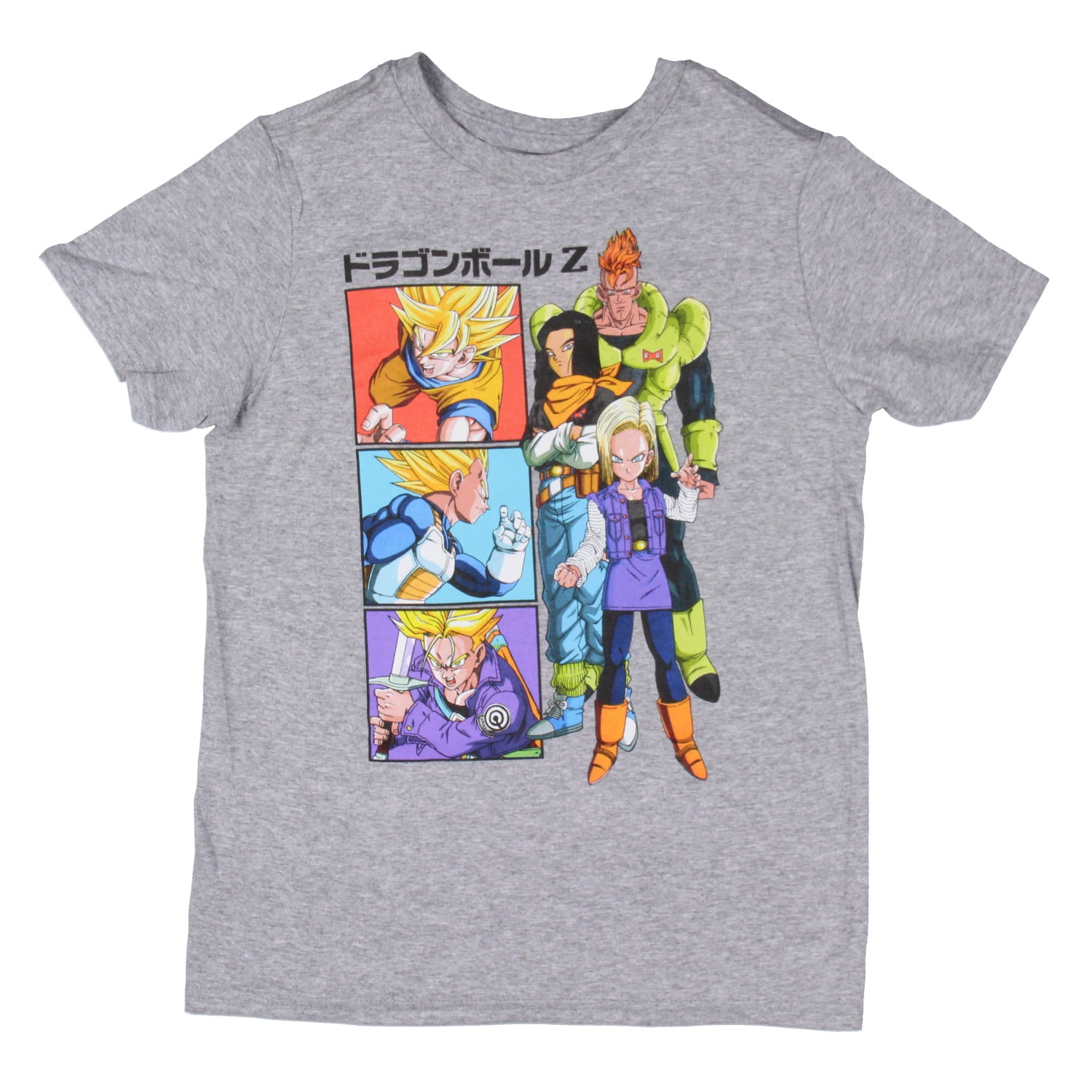 Dragon Ball Z Boy's Super Saiyans and Androids Character Graphic T ...
