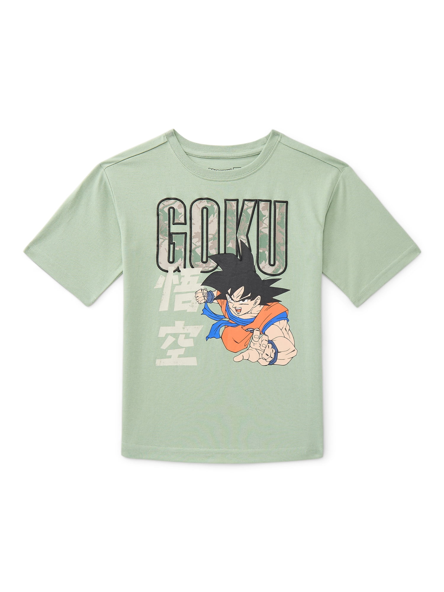 Dragon Ball Z Boys Backwall Graphic Tee with Short Sleeves, Sizes 4-18 ...