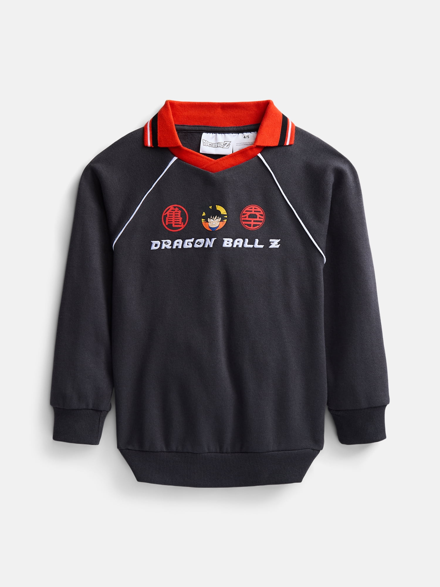 Dragon Ball Z Boys Fleece Polo with Long Sleeves, Size 4-18 - Walmart.com
