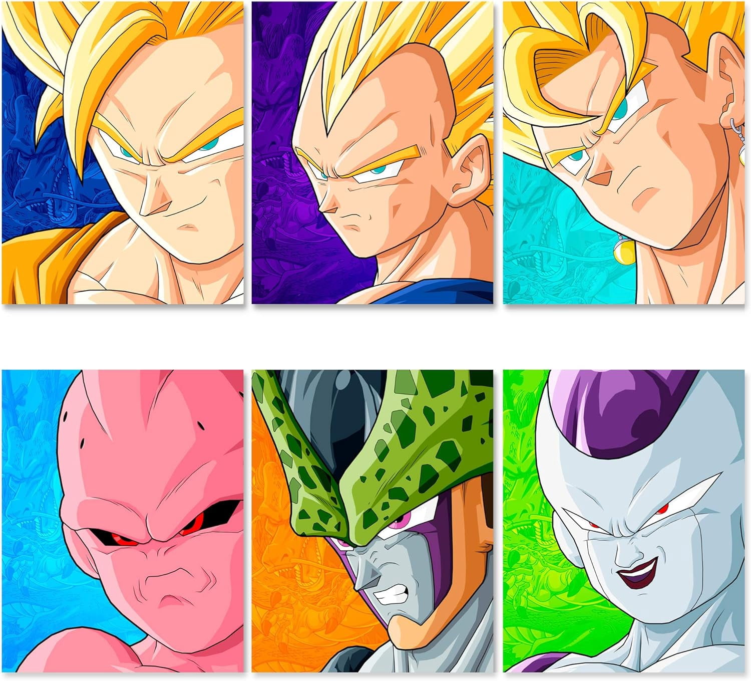 Dragon Ball Z Canvas Wall Poster Dragon Ball Poster - Goku Canvas ...
