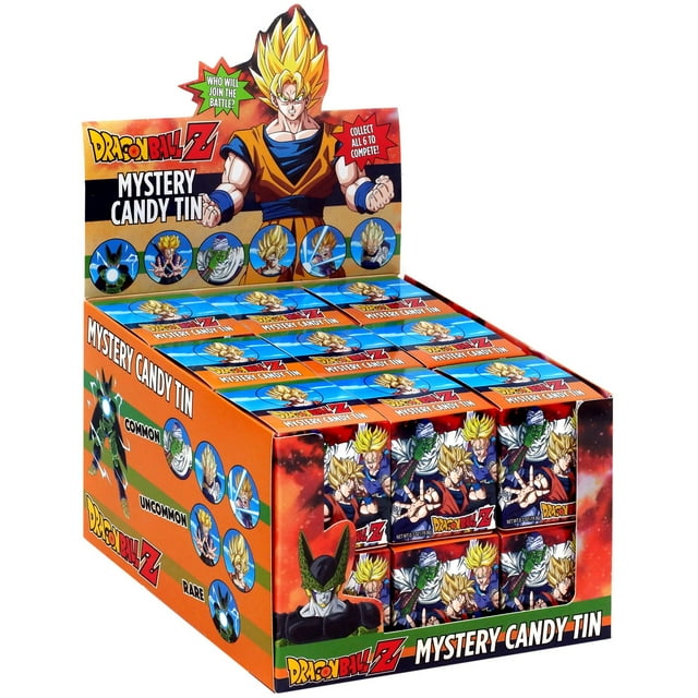 Dragon Ball Z Case of 18 Mystery Candy Tins - Walmart.com