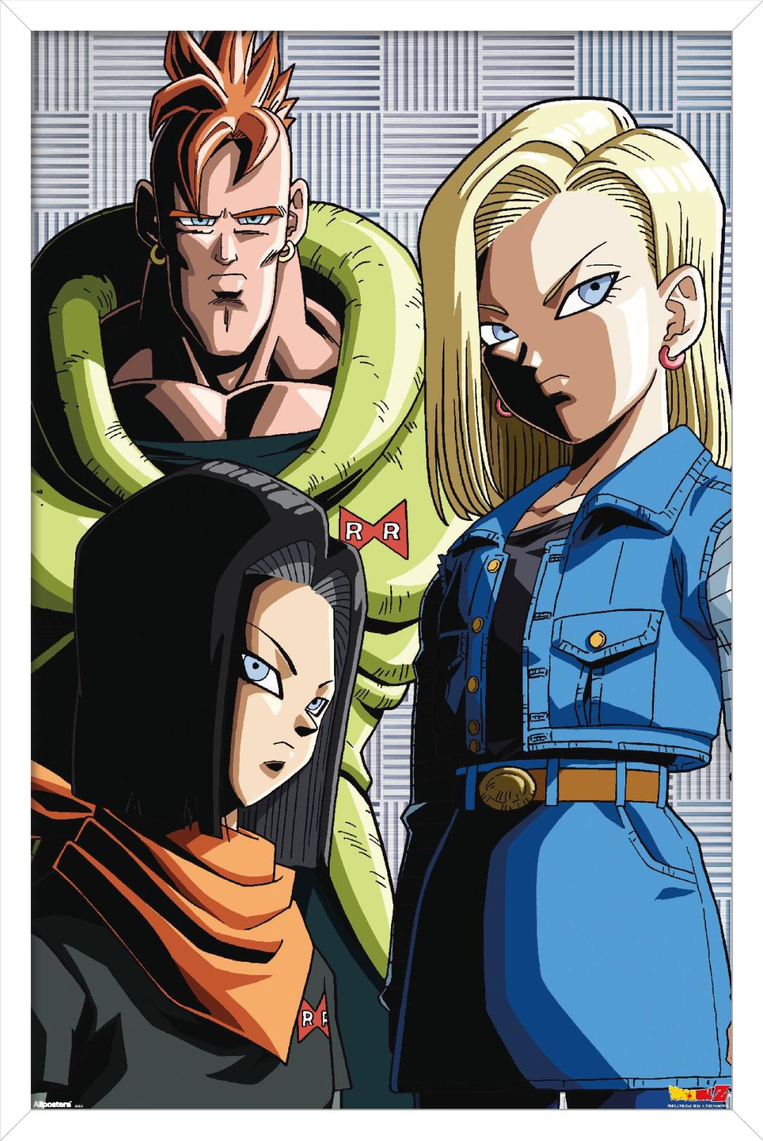 Dragon Ball Z: Cell Saga - Android Wall Poster, 14.725" x 22.375 ...