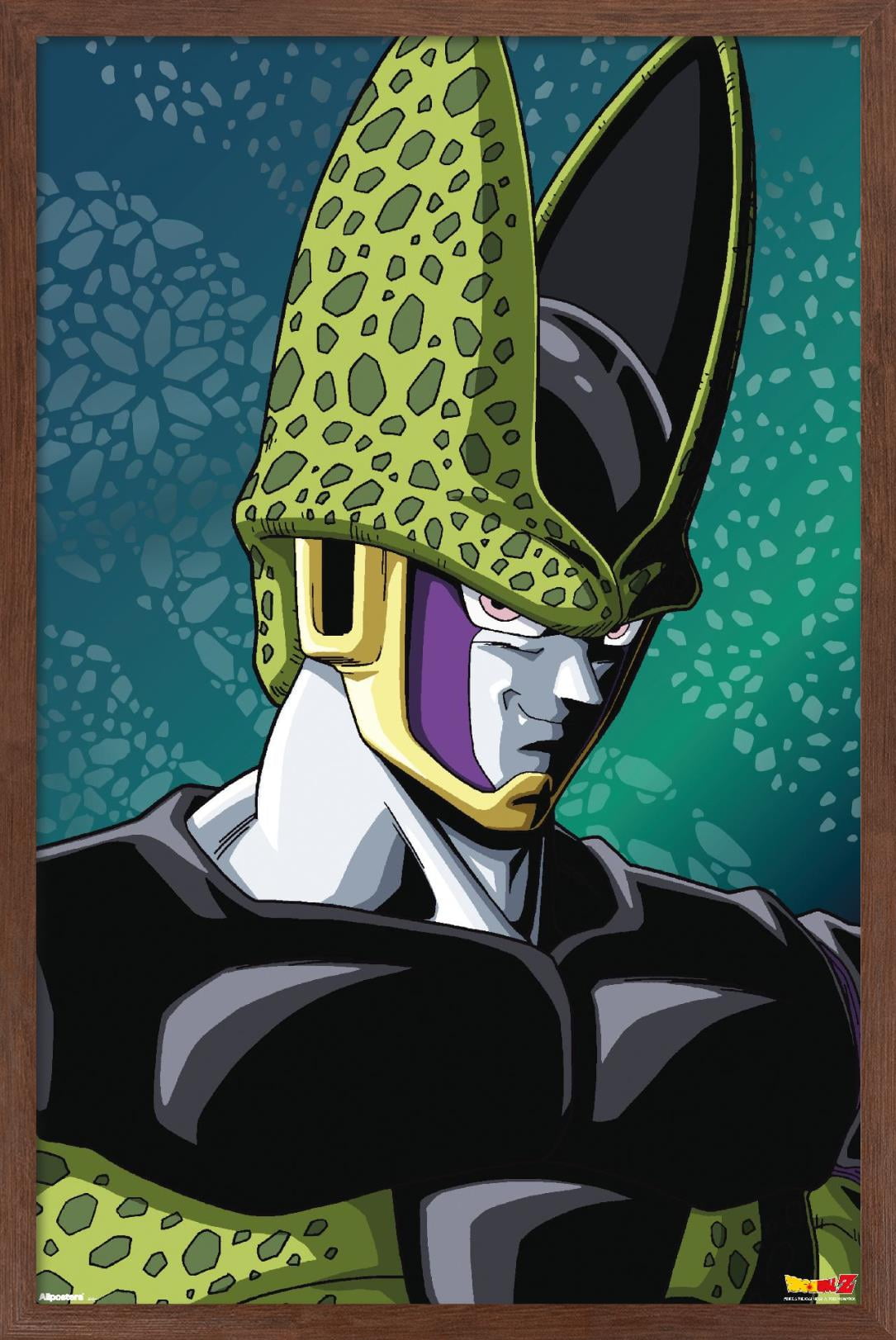 Dragon Ball Z: Cell Saga - Cell Wall Poster, 14.725" x 22.375" Framed ...