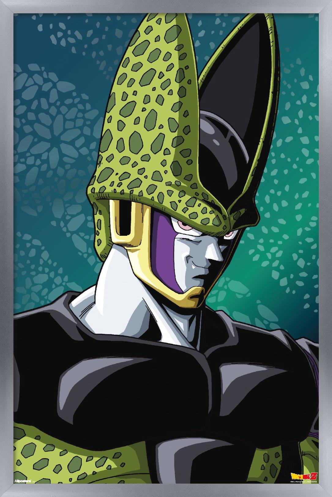 Dragon Ball Z: Cell Saga - Cell Wall Poster, 22.375" x 34" Framed ...