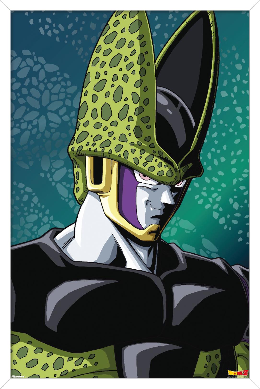 Dragon Ball Z: Cell Saga - Cell Wall Poster, 22.375" x 34" Framed ...