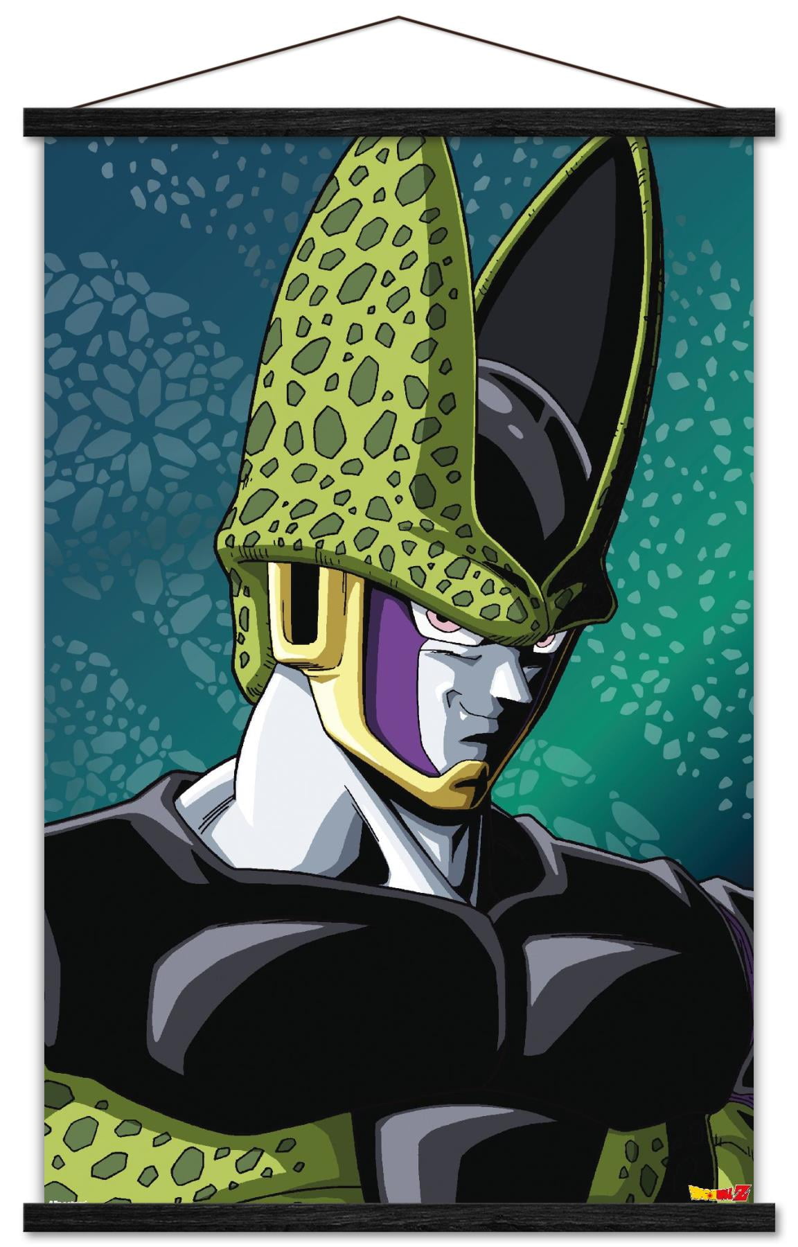 Dragon Ball Z: Cell Saga - Cell Wall Poster with Magnetic Frame, 22.375 ...
