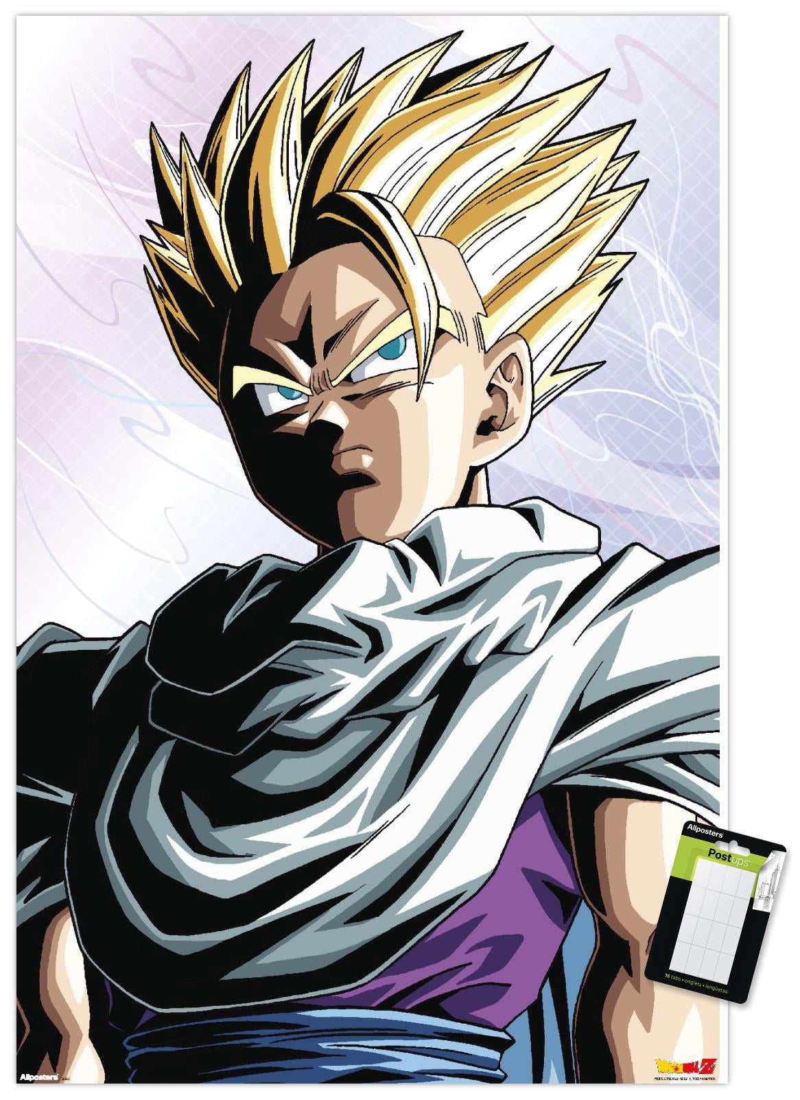 Dragon Ball Z: Cell Saga - Gohan Super Saiyan Wall Poster, 14.725" x 22 ...