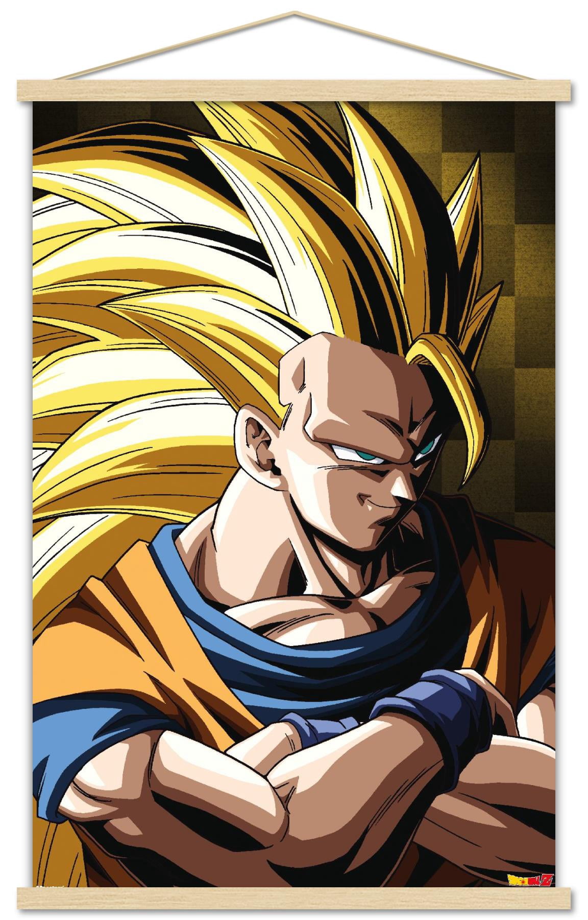 Dragon Ball Z: Cell Saga - Goku Super Saiya Wall Poster with Magnetic ...
