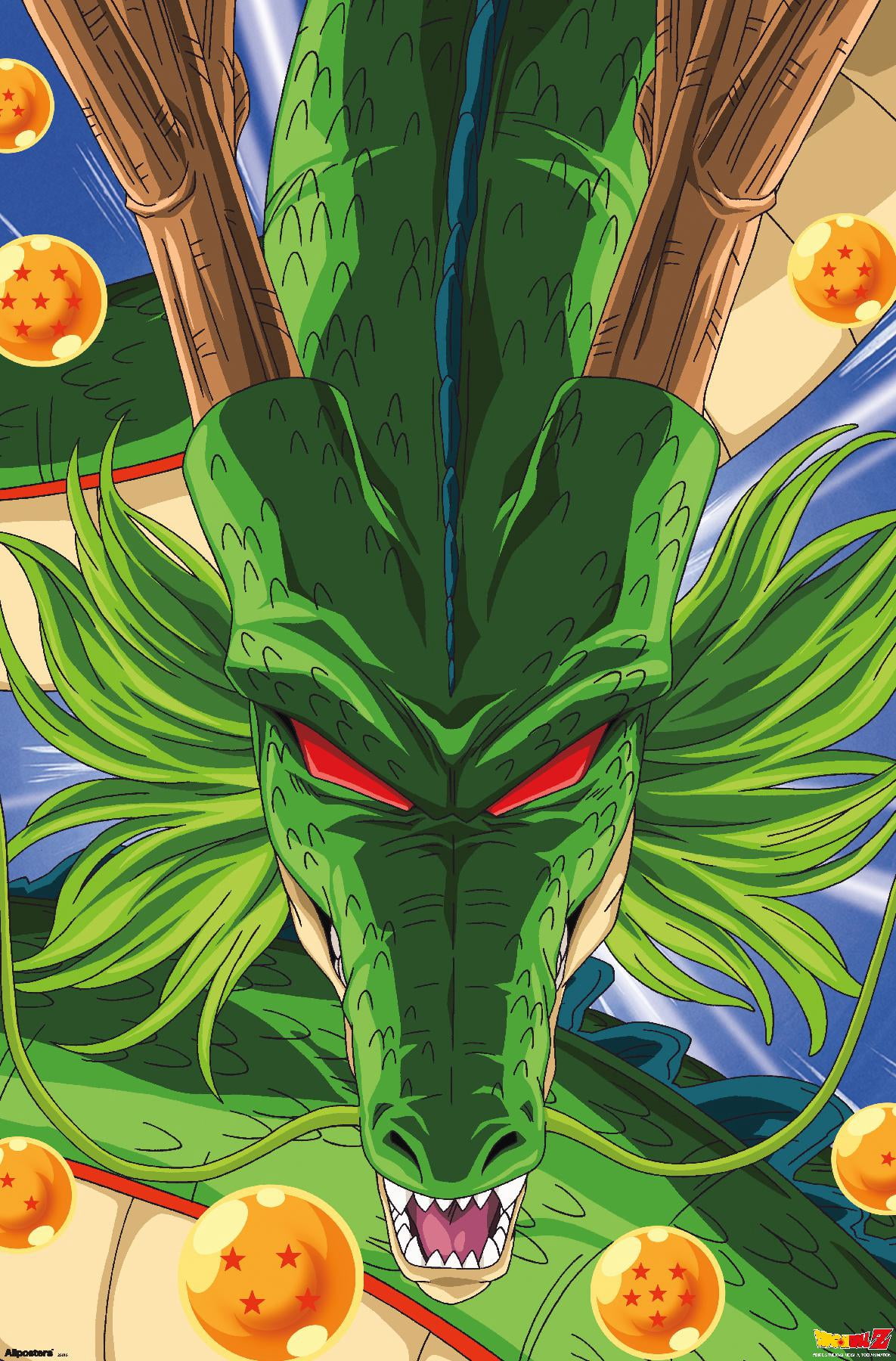 Dragon Ball Z: Cell Saga - Shenron Wall Poster, 14.725" x 22.375 ...