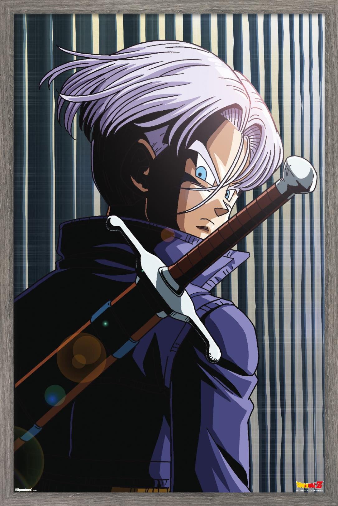 Dragon Ball Z: Cell Saga - Trunks Wall Poster, 22.375" x 34" Framed ...