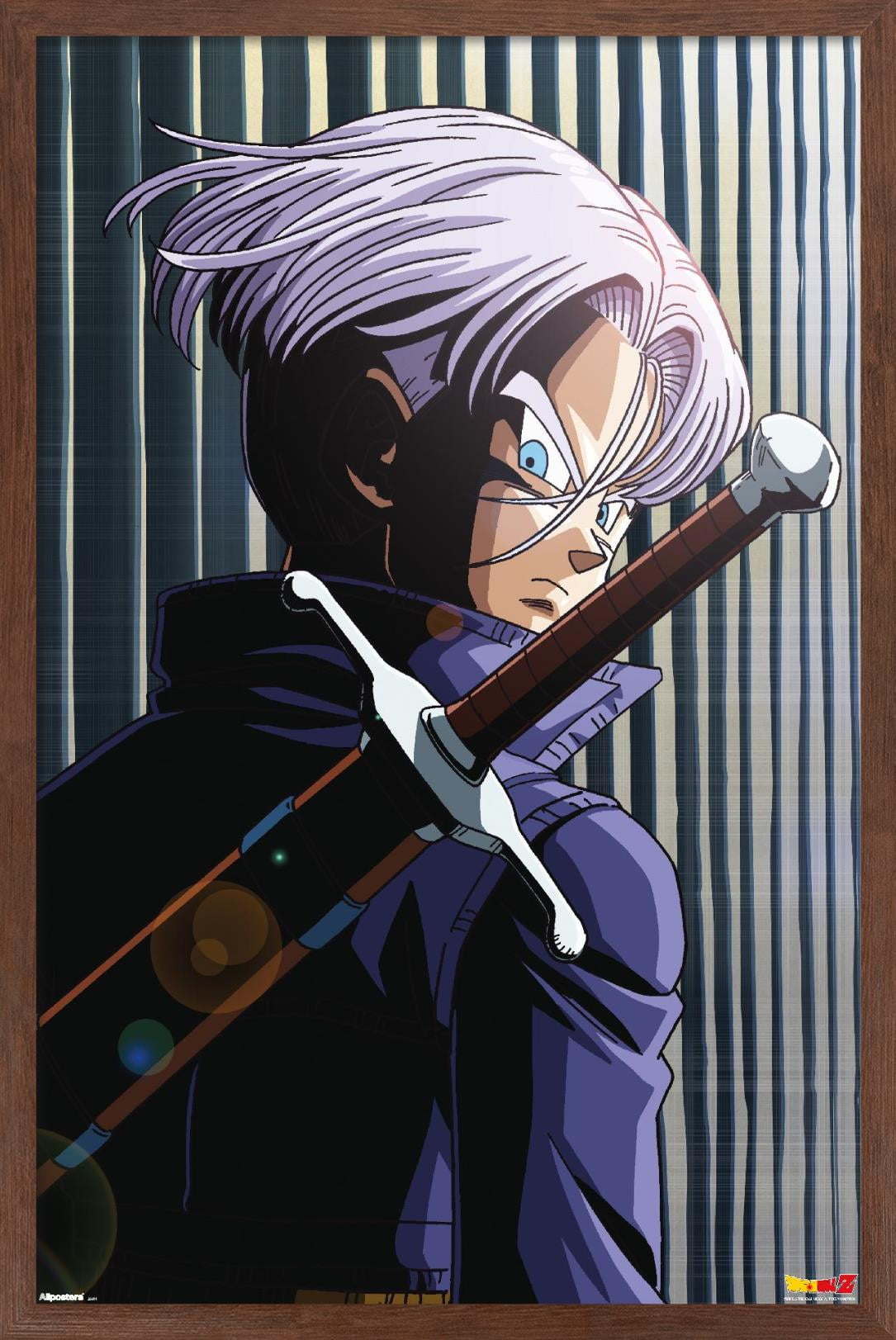Dragon Ball Z: Cell Saga - Trunks Wall Poster, 22.375" x 34" Framed ...