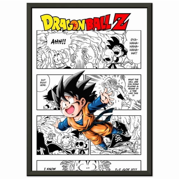 Dragon Ball Z Manga Panels