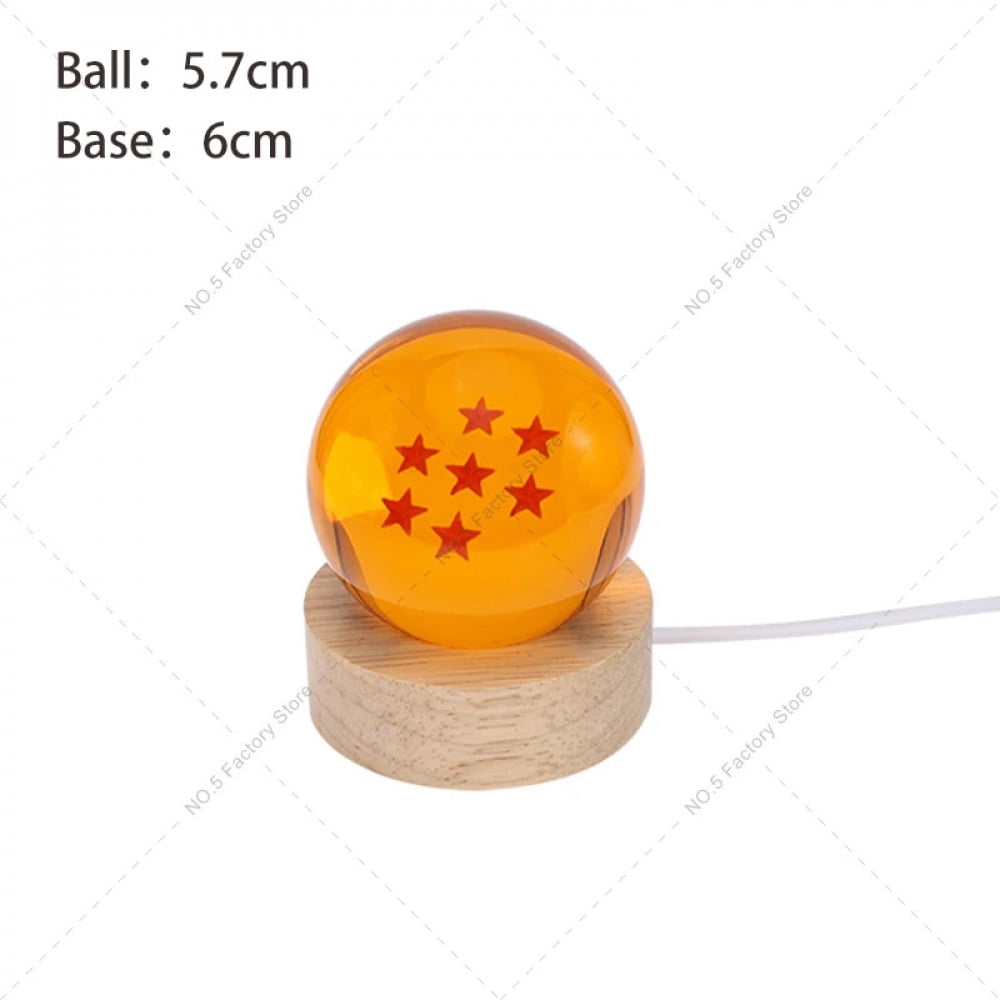 Dragon Ball Z Crystal Ball Action Figure Led Shenron Wish Balls Night ...