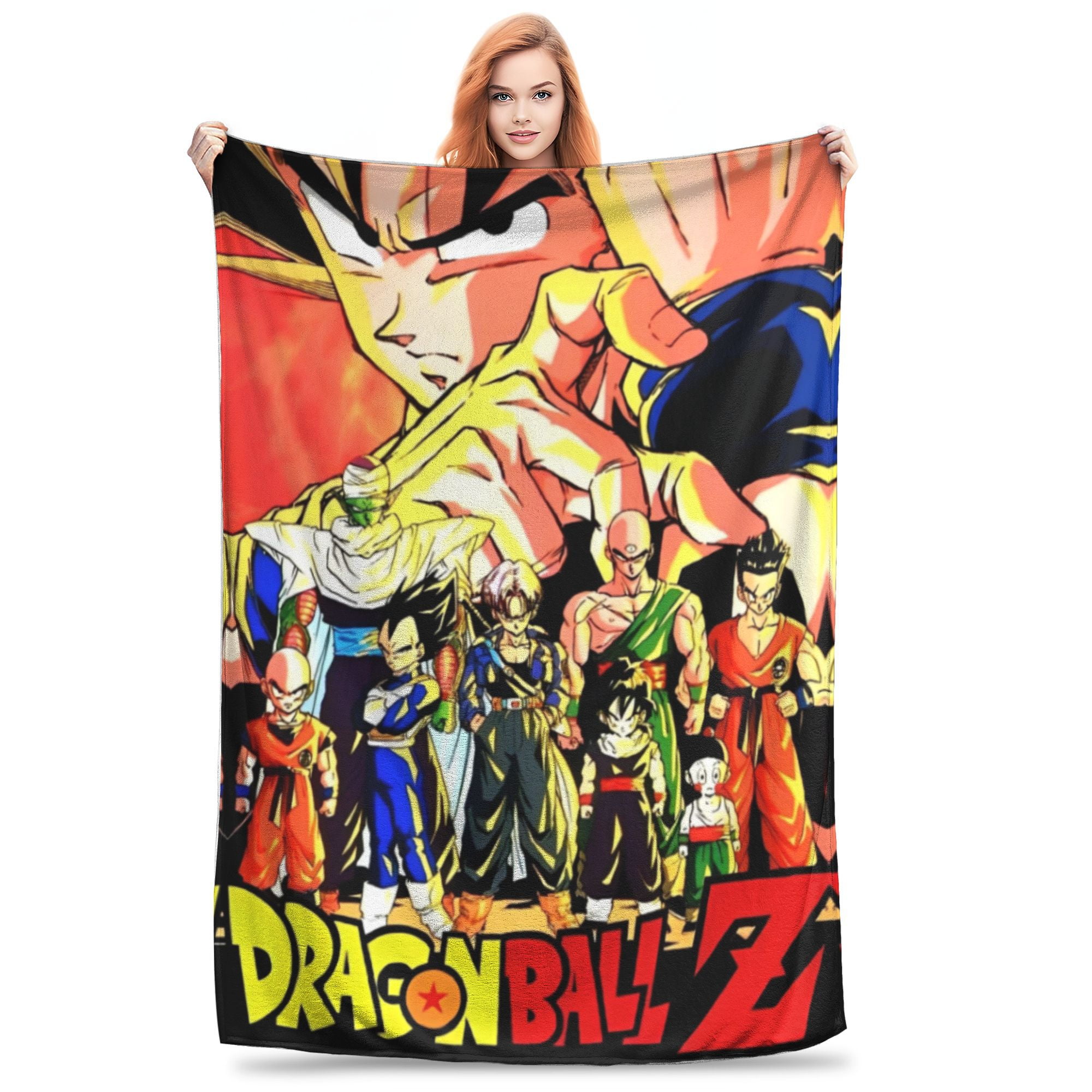 Dragon Ball Z DBZ Anime Blanket DBZ Goku Flannel single-sided printing ...