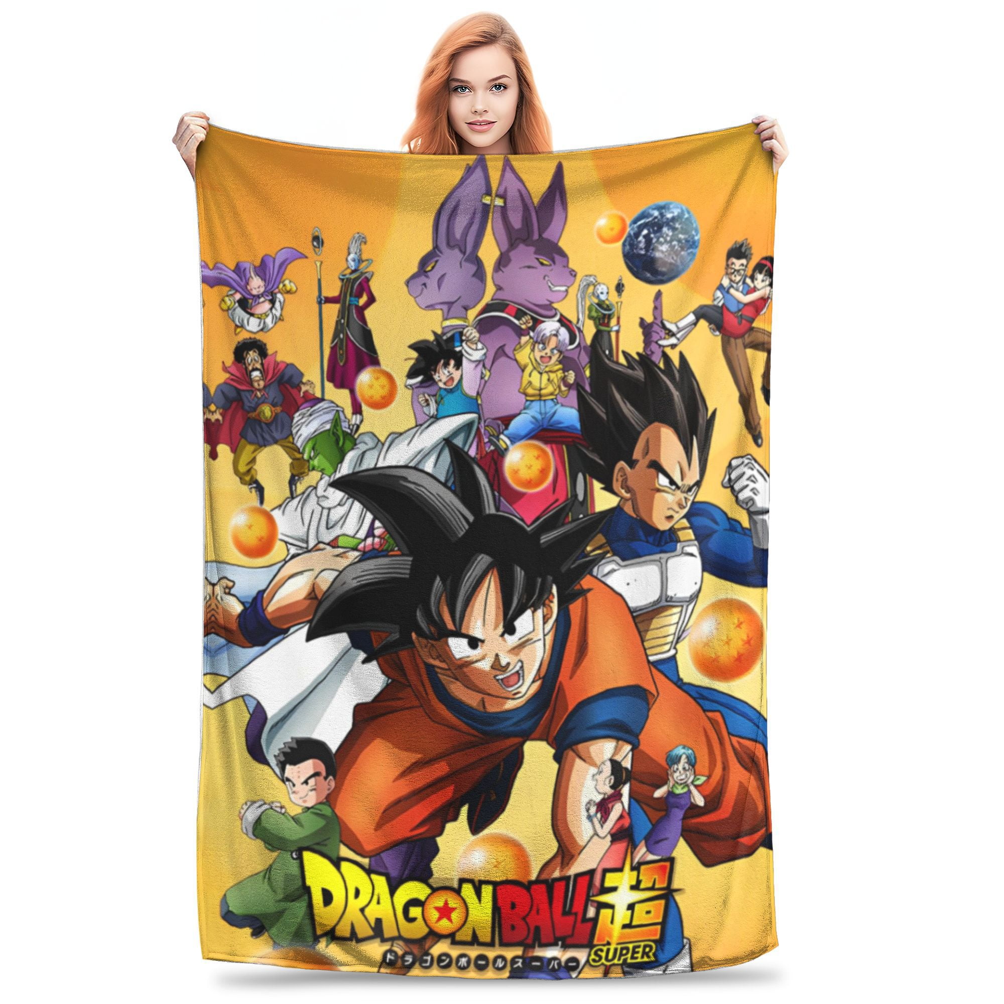 Dragon Ball Z DBZ Anime Blanket DBZ Goku Flannel single-sided printing ...