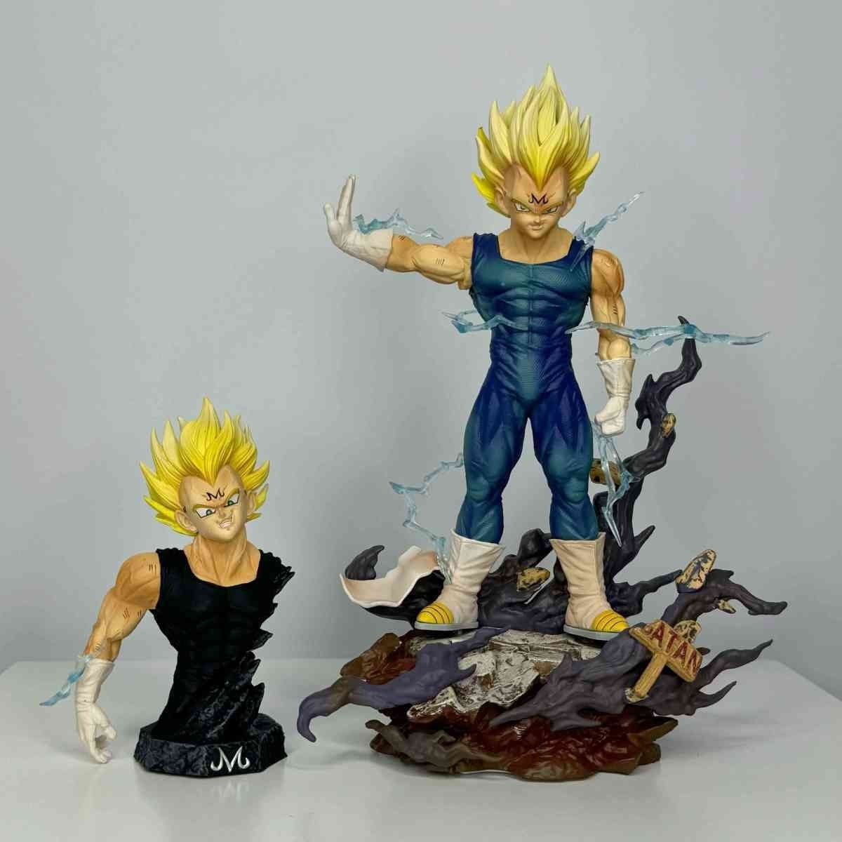 Dragon Ball Z Figure Majin Vegeta Anime Figurine 22cm PVC Action ...