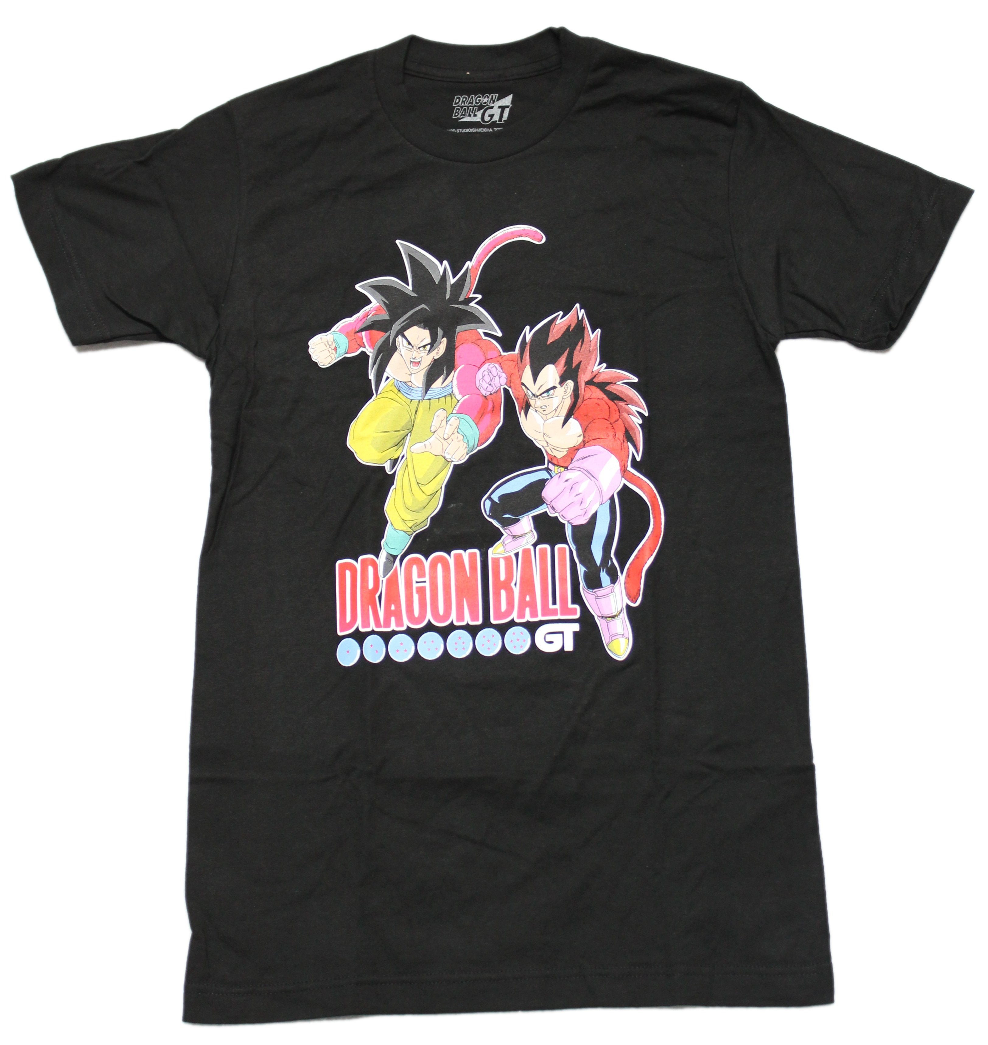 Dragon Ball Z GT Mens T-Shirt - Sayian Goku & Vegeta (Small) - Walmart.com