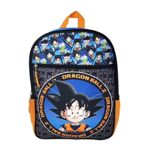 "Dragon Ball Z Goku 16"" Backpack with Gohan, Vegeta, Piccolo, Gotenks ...